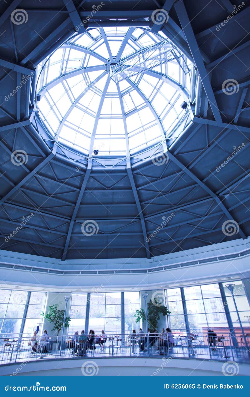 People Silhouettes Sit at Modern Building Stock Image - Image of ...