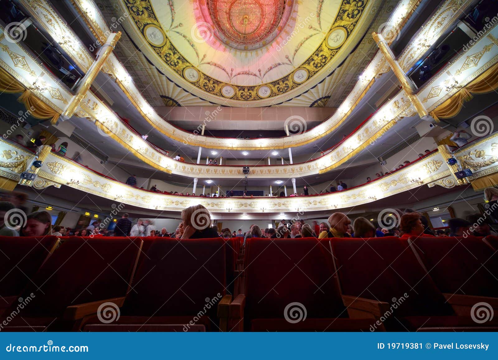 People of Sit in Hall and on Balconies Editorial Photo - Image of ...