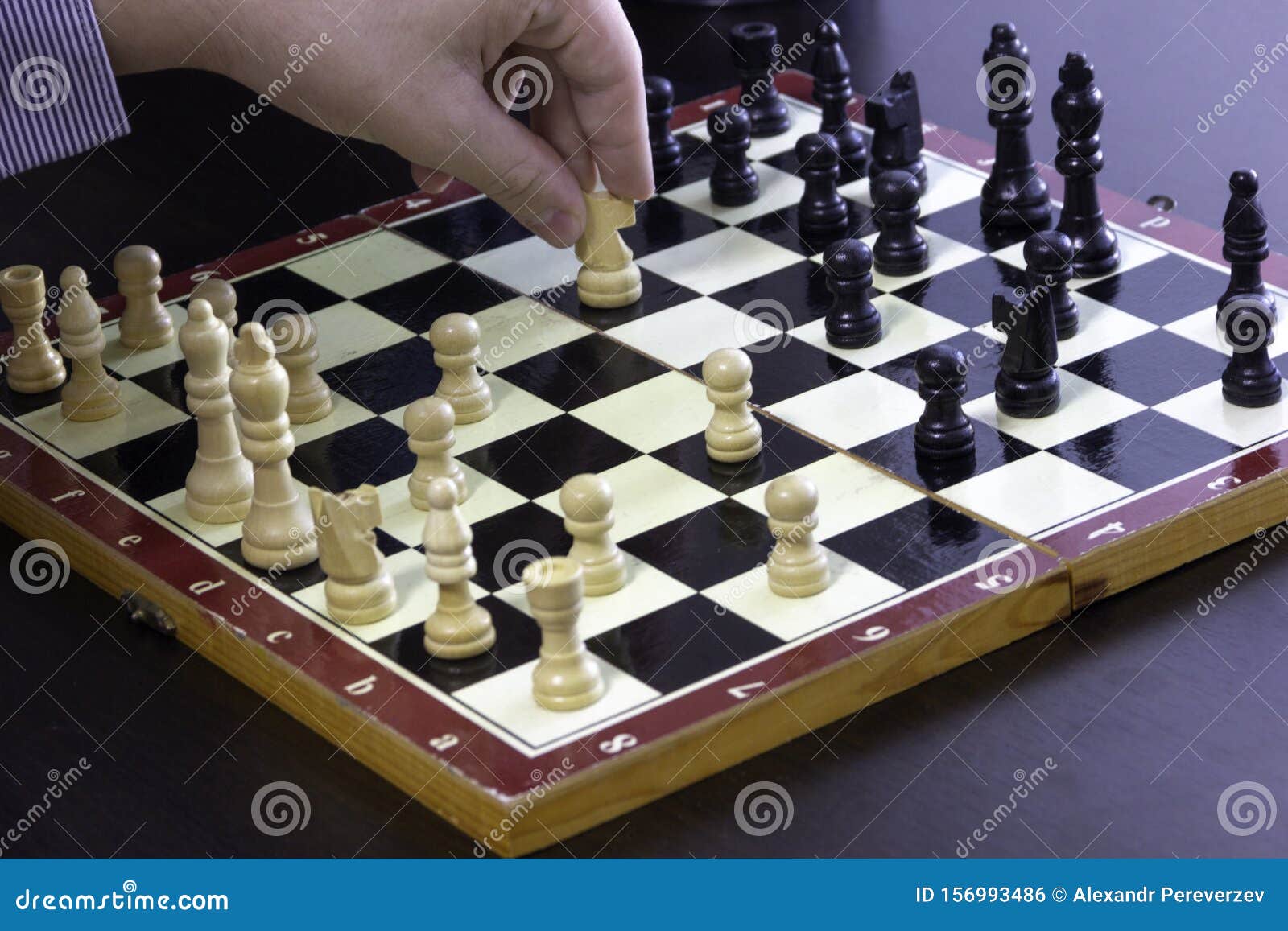 People Sit and Play a Game of Chess Stock Photo - Image of ...