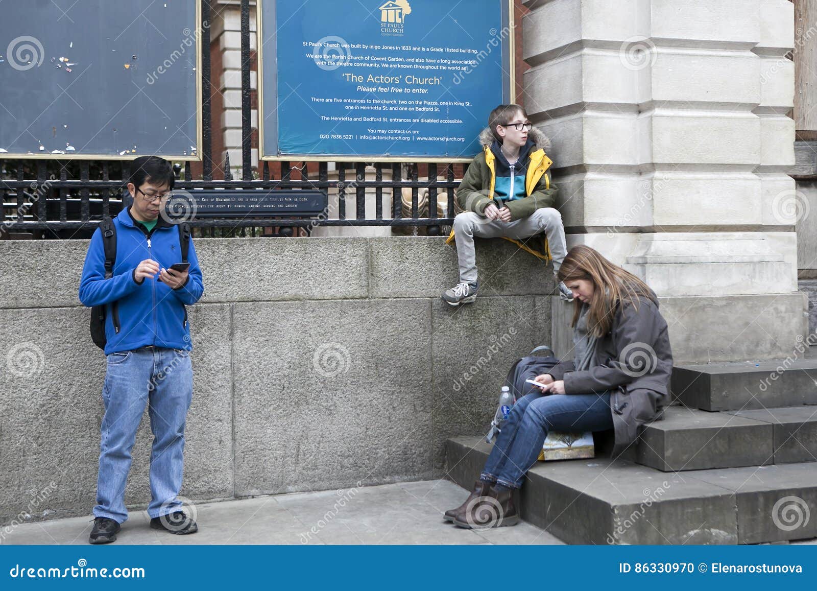 People Sit on the Steps, Waiting for Friends Editorial Image - Image of ...