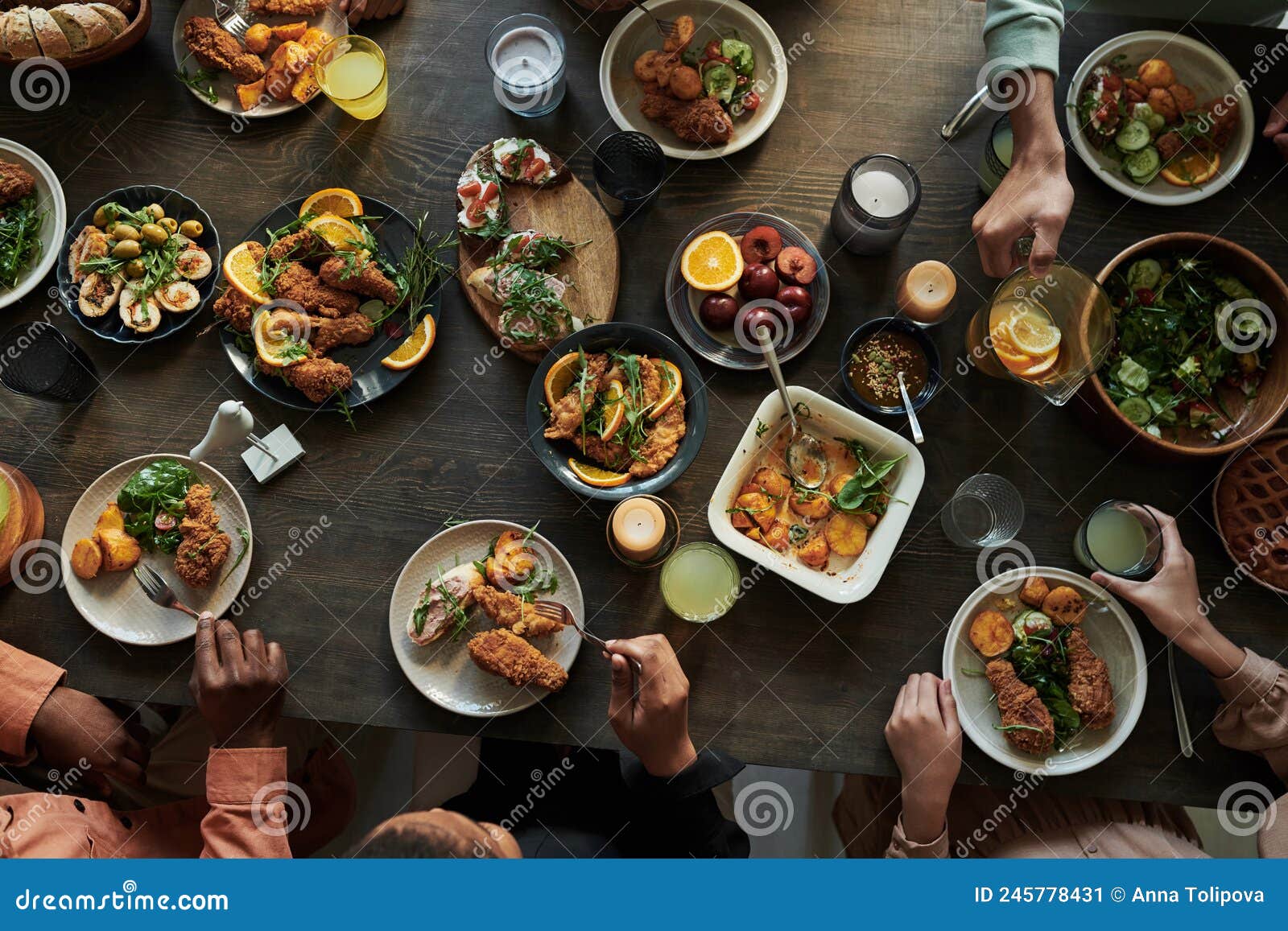People Sitting at Dining Table Stock Image - Image of woman, party ...