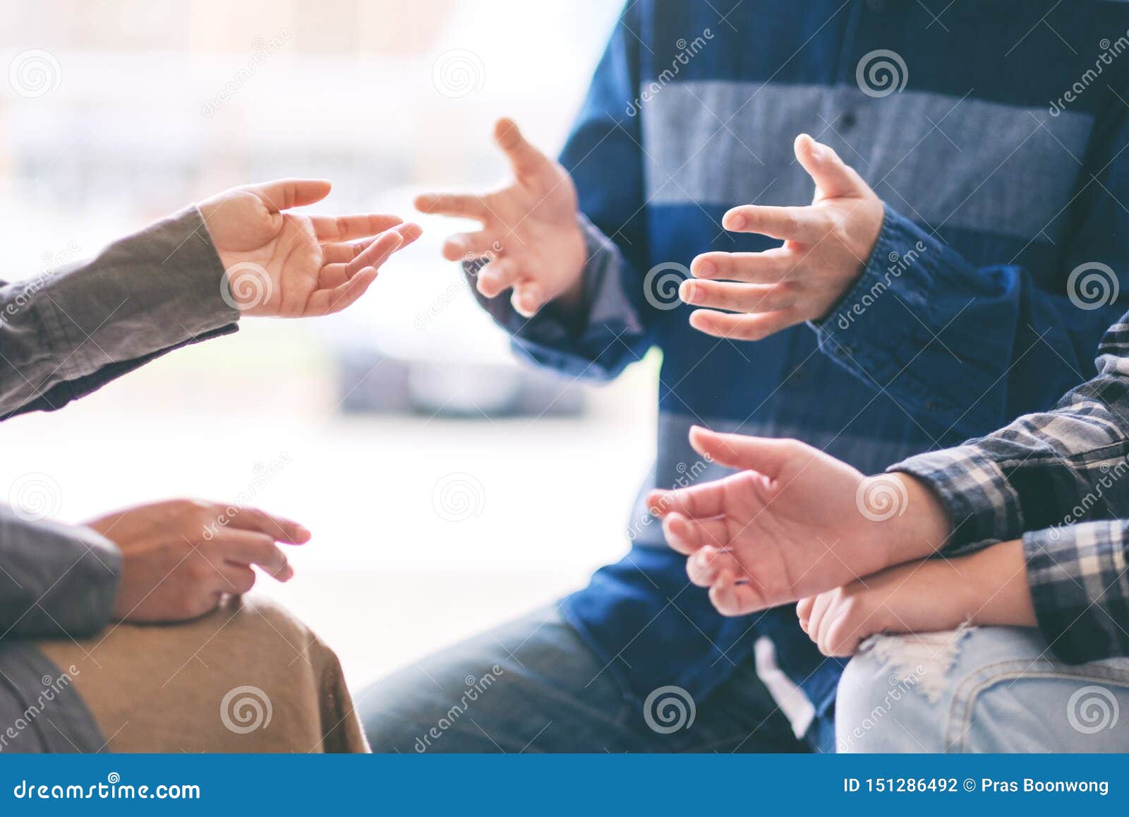 People Having Conversation Together Stock Photo - Image of male ...