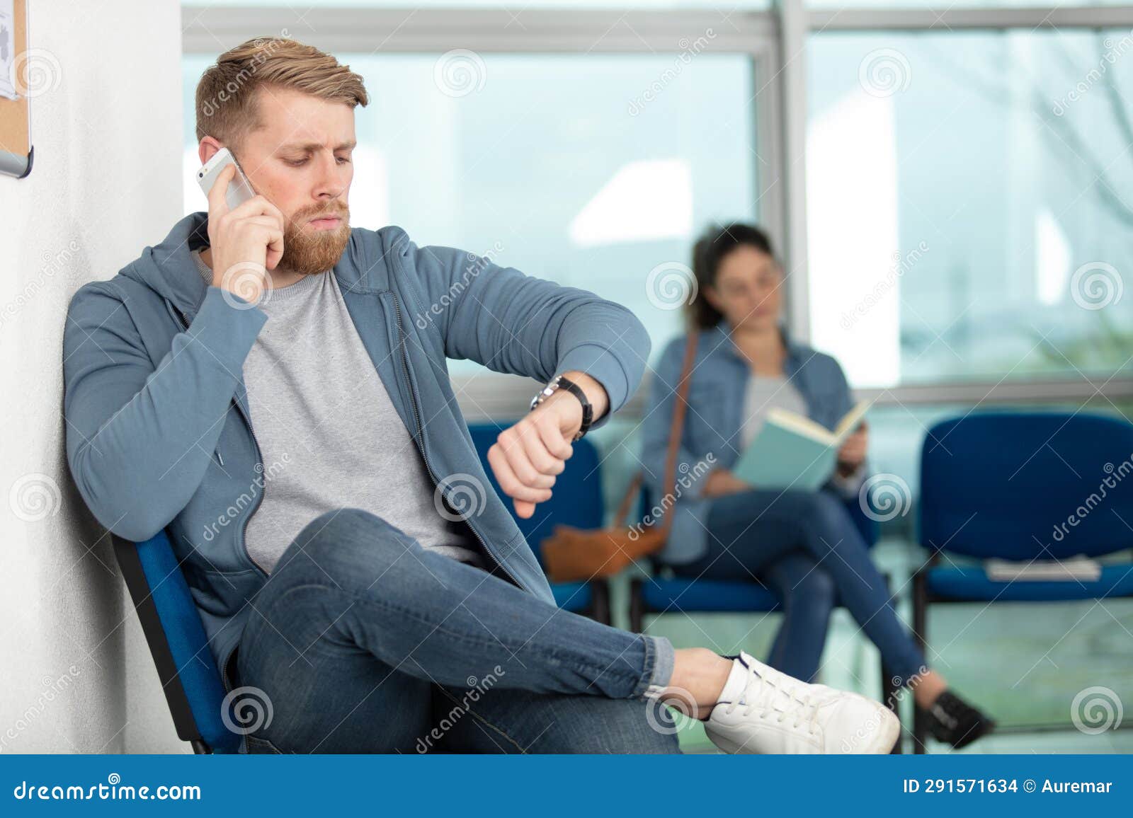 People Sitting in Waiting Room Stock Photo - Image of rivalryrivals ...