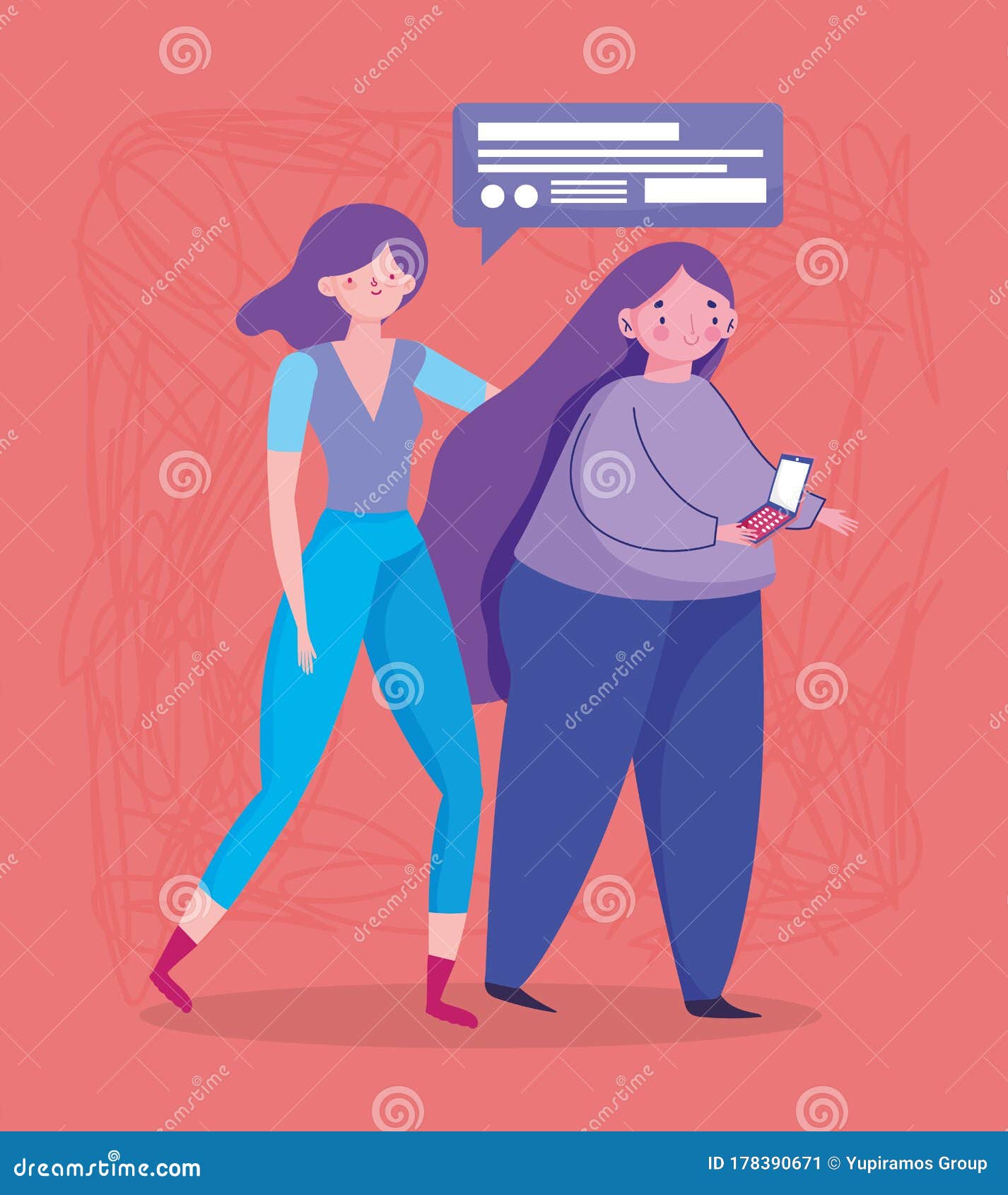 People and Smartphone, Woemn Walking Using Mobile Device Digital ...