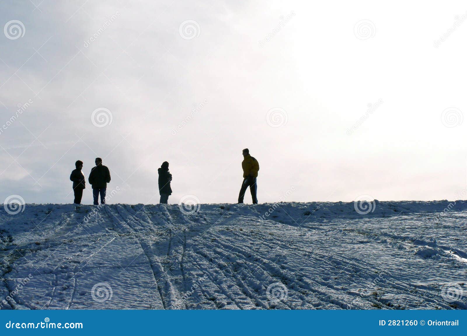 People on the snow stock photo. Image of snowy, earth - 2821260