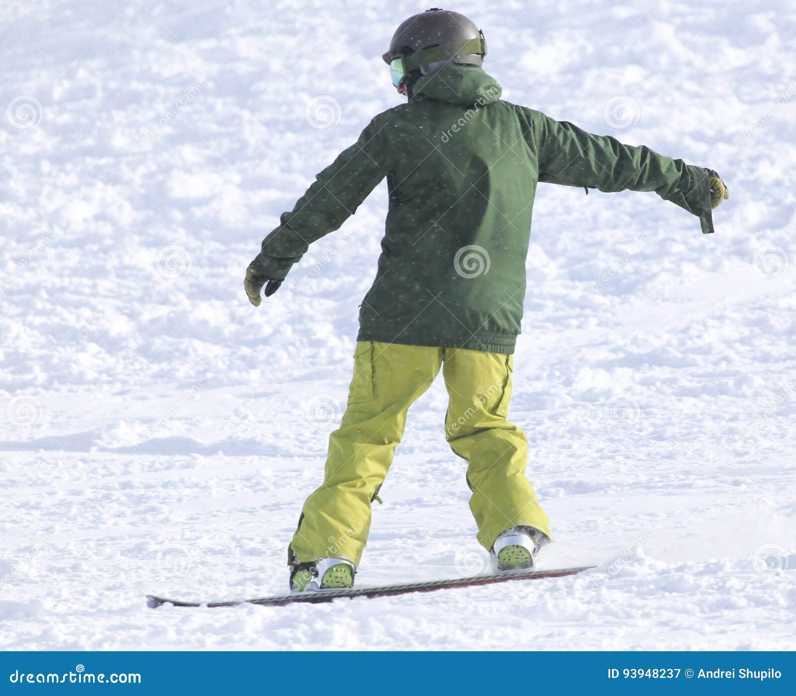 People Snowboarding on the Snow Stock Image - Image of control ...