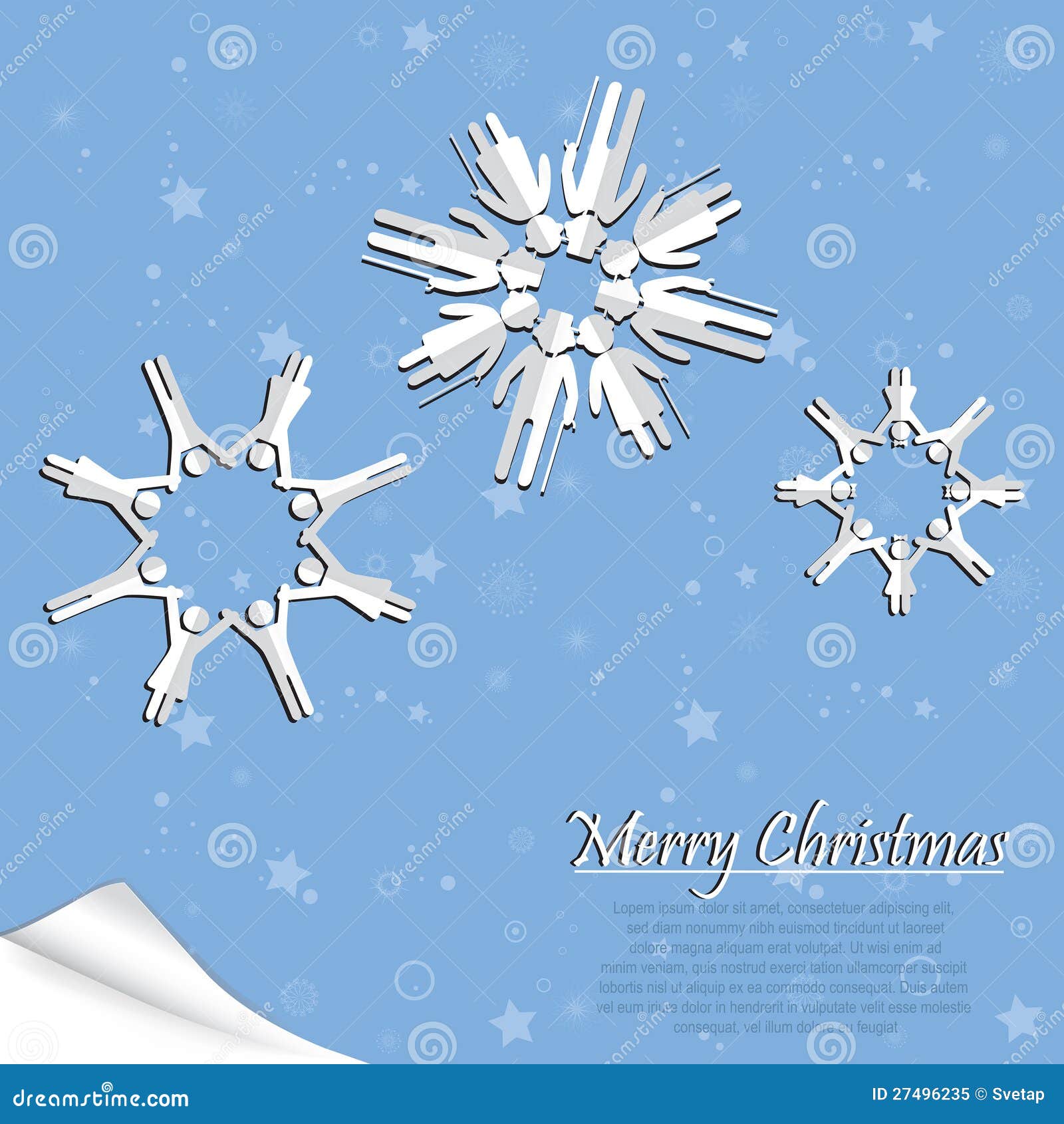 People snowflake stock vector. Illustration of flake - 27496235