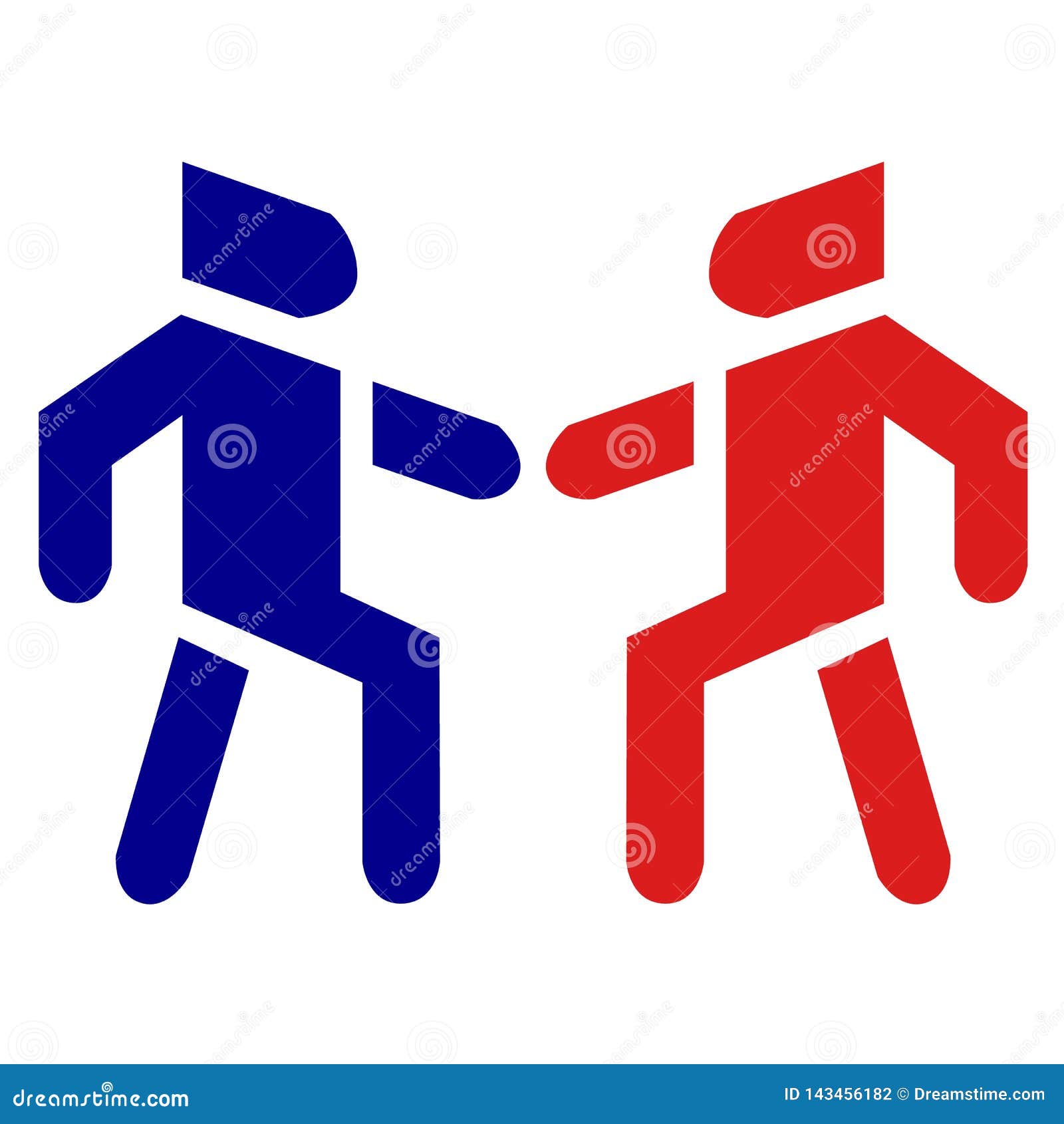 People Social Brotherhood Relationship Bonding Vector Icon Stock ...
