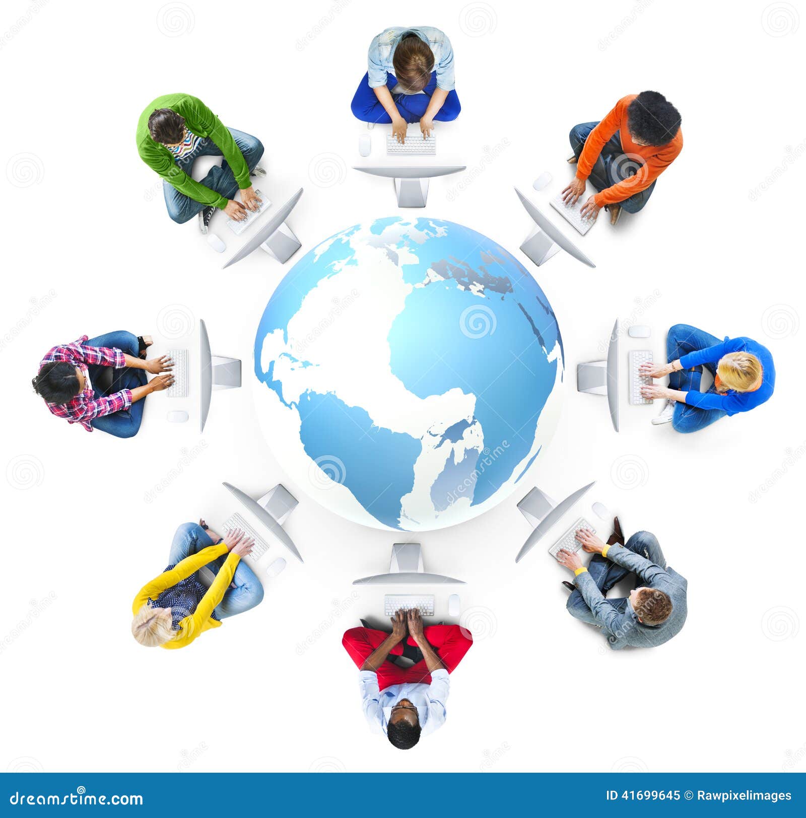 People Social Networking and Computer Network Concepts Stock ...