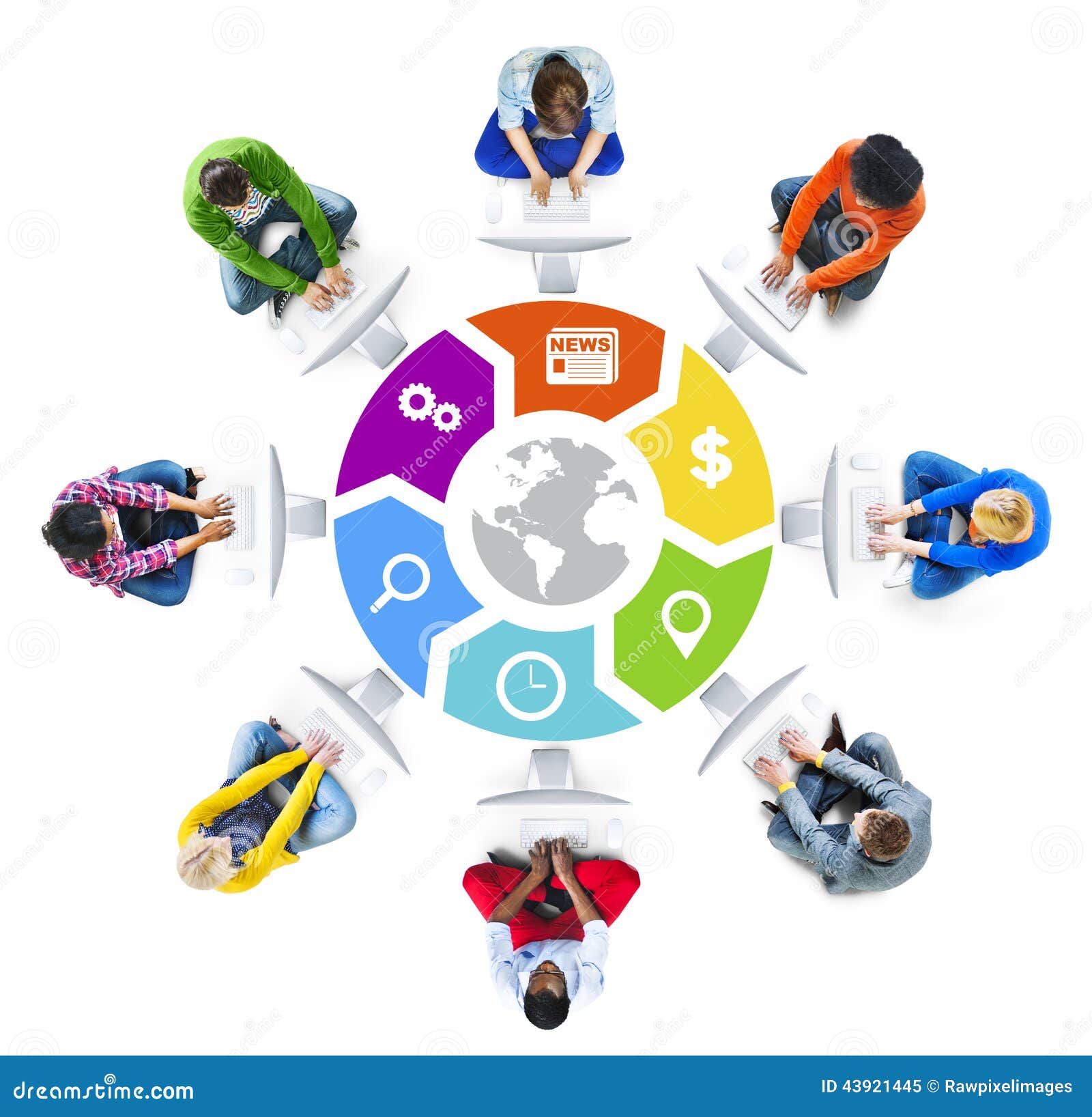 People Social Networking and Global Network Concept Stock Image - Image ...