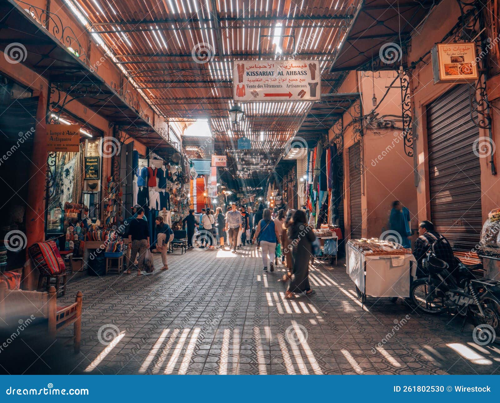People in the Souk of Marrakech, Morocco. Editorial Image - Image of ...