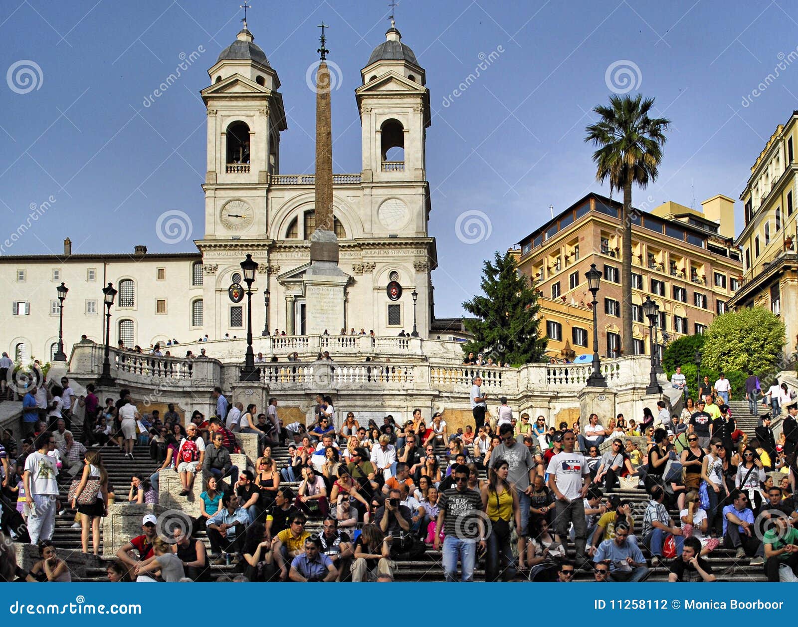People on the Spanish Steps in Rome Italy Editorial Photography - Image ...