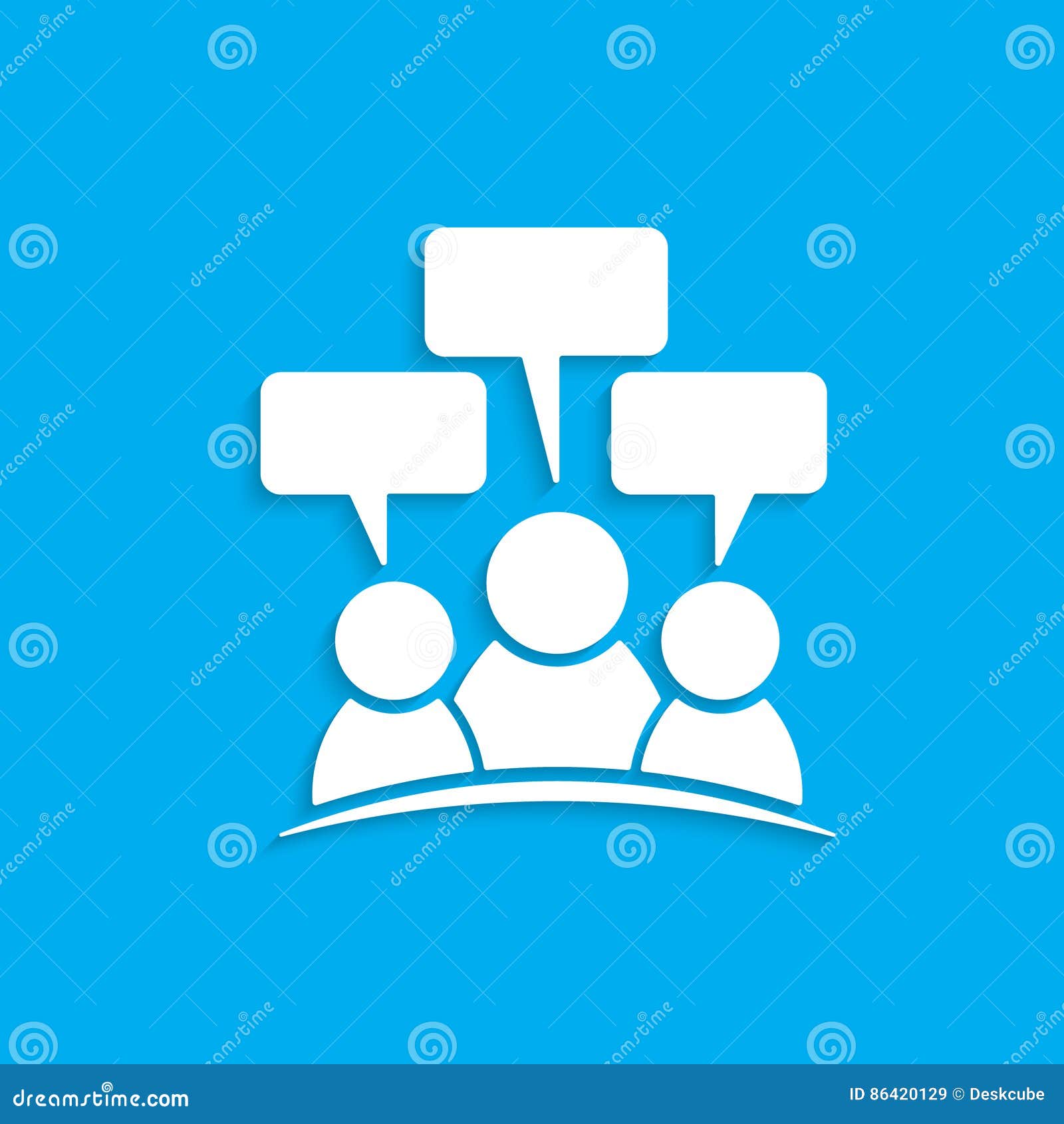 People Speech Logo. Vector Graphic Design Stock Illustration ...