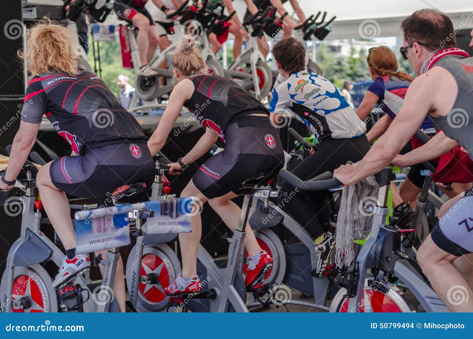 People at spinning class editorial stock image. Image of adult - 50799494