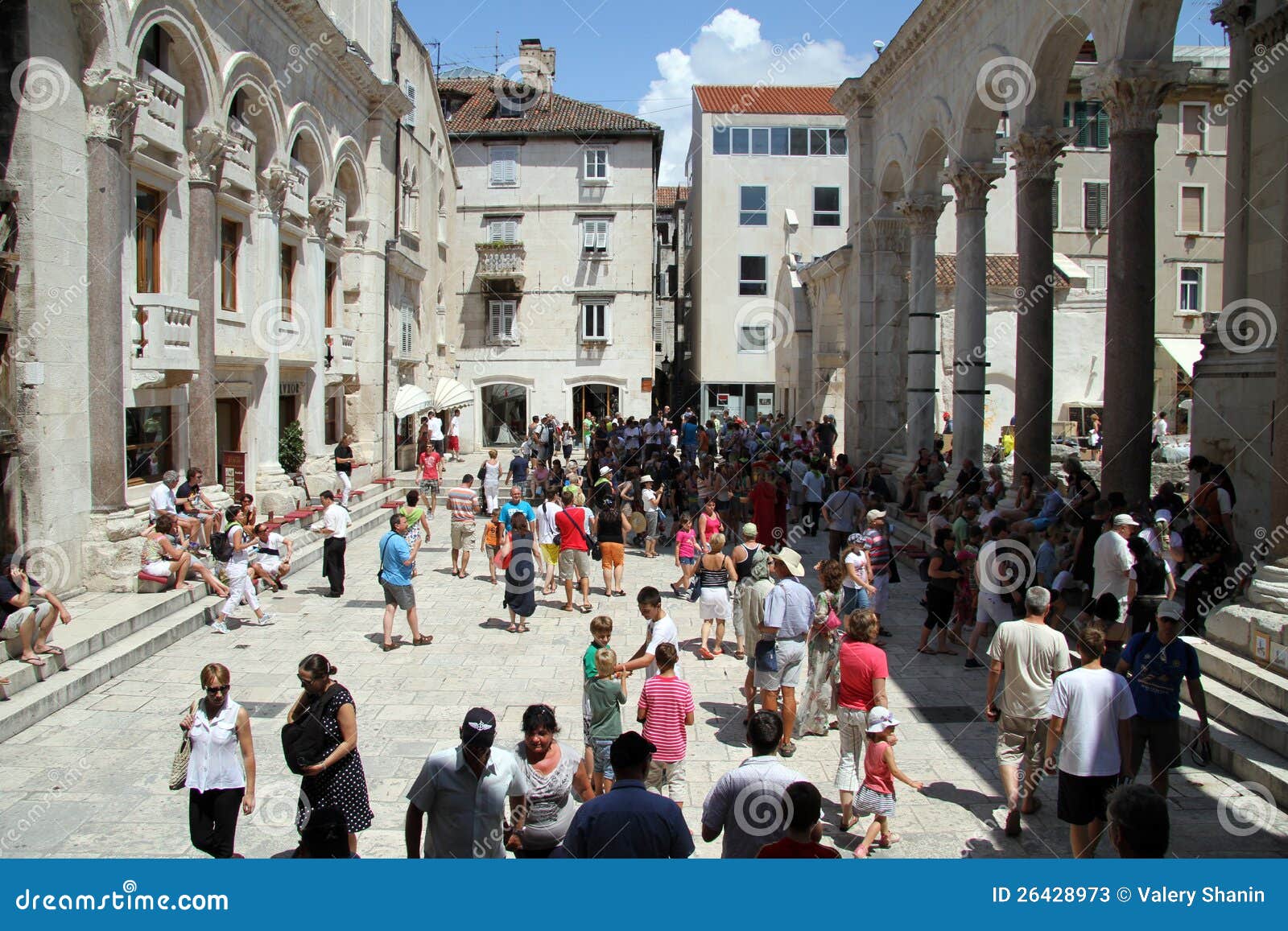 People on the square editorial stock photo. Image of marble - 26428973