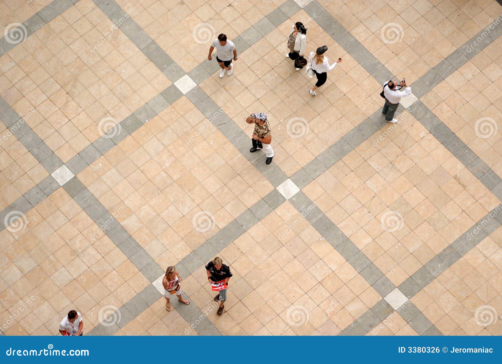People square stock photo. Image of walking, comunication - 3380326