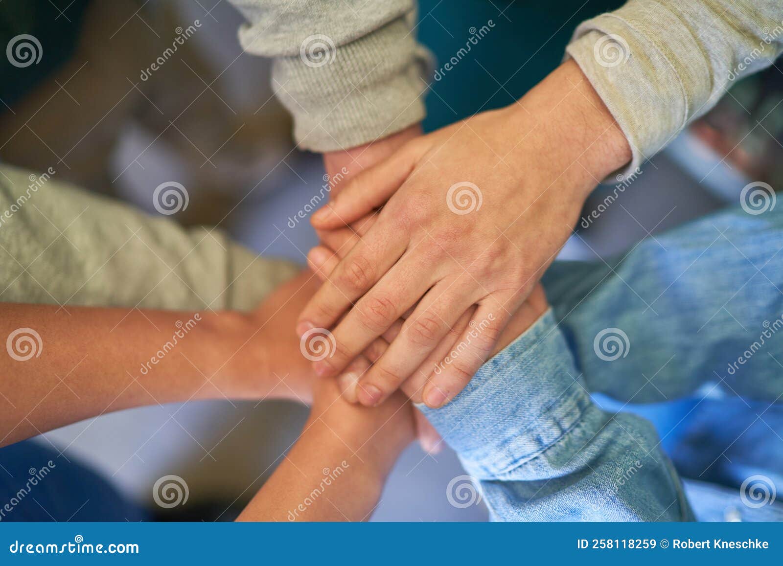 People Stack Hands As Concept for Team Building Stock Image - Image of ...