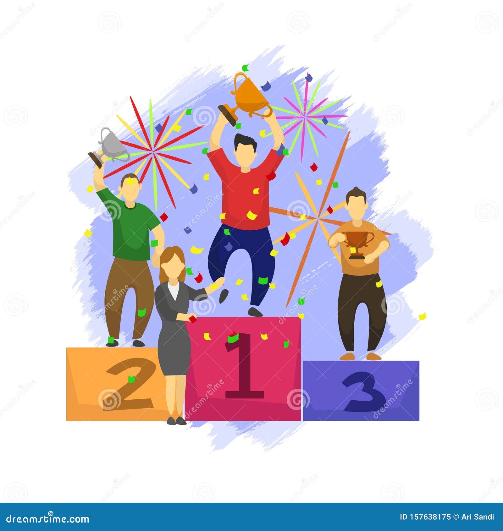 First Second Third Place Stand