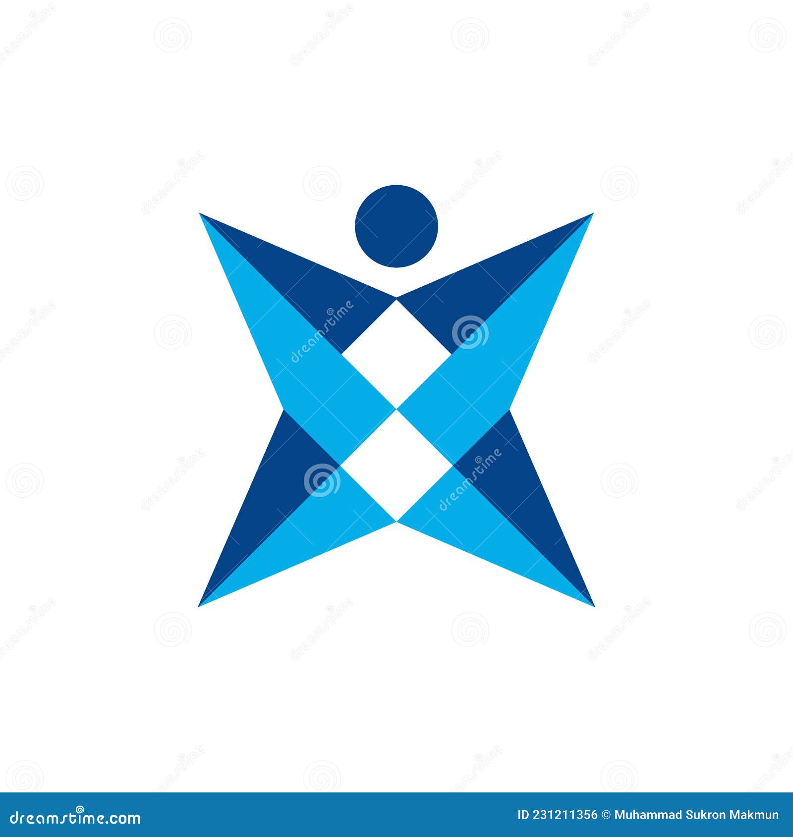 People Star Stylish Logo Icon Stock Vector - Illustration of arrow ...