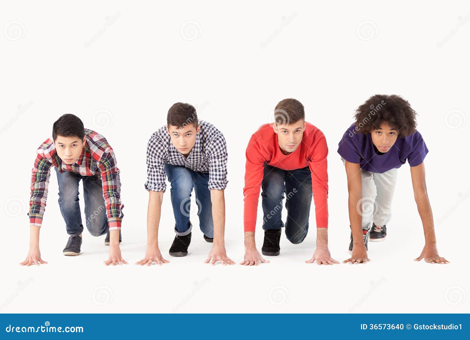 People on starting line. stock photo. Image of crowd - 36573640