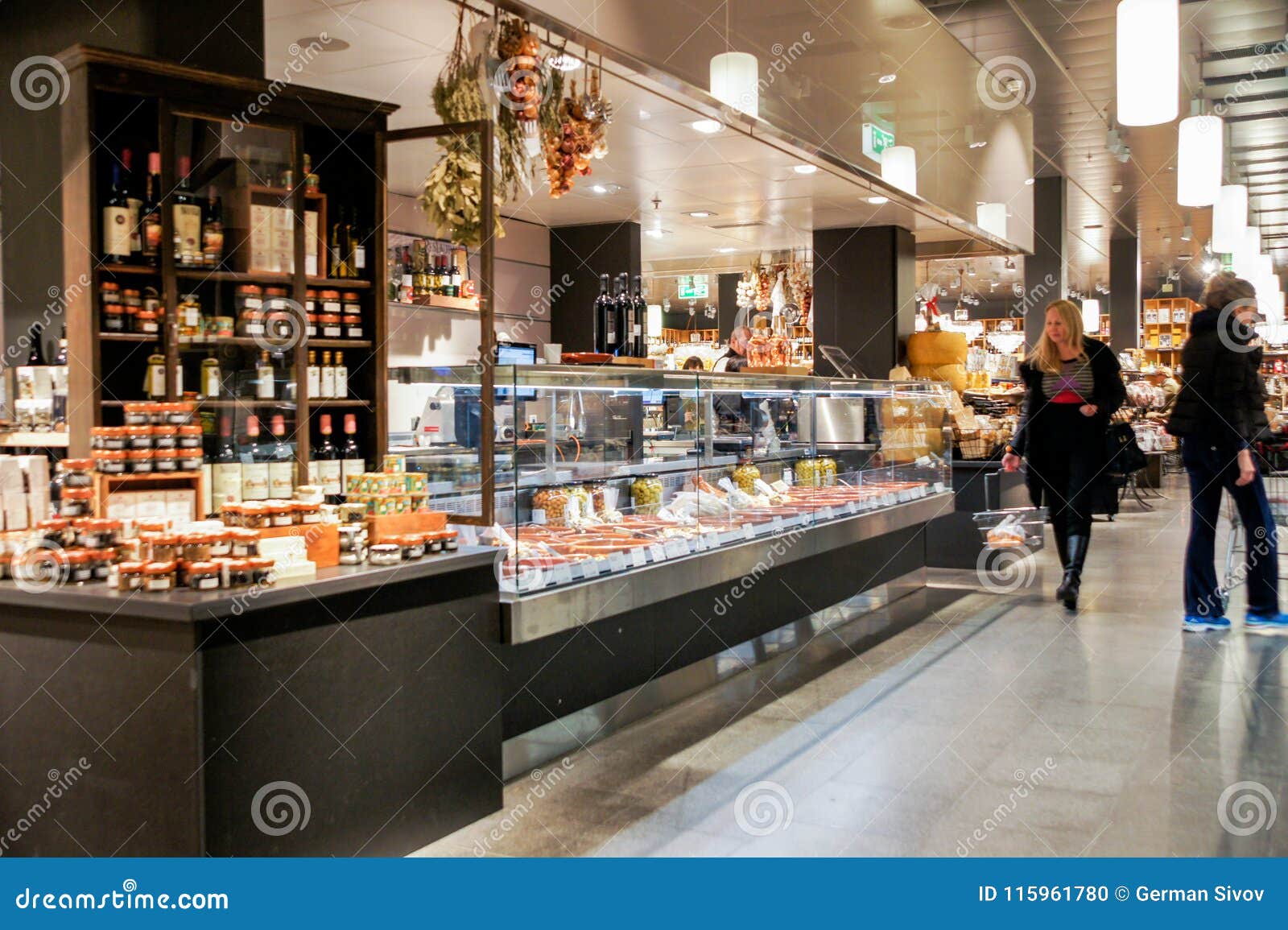 People in the store. editorial image. Image of shop - 115961780