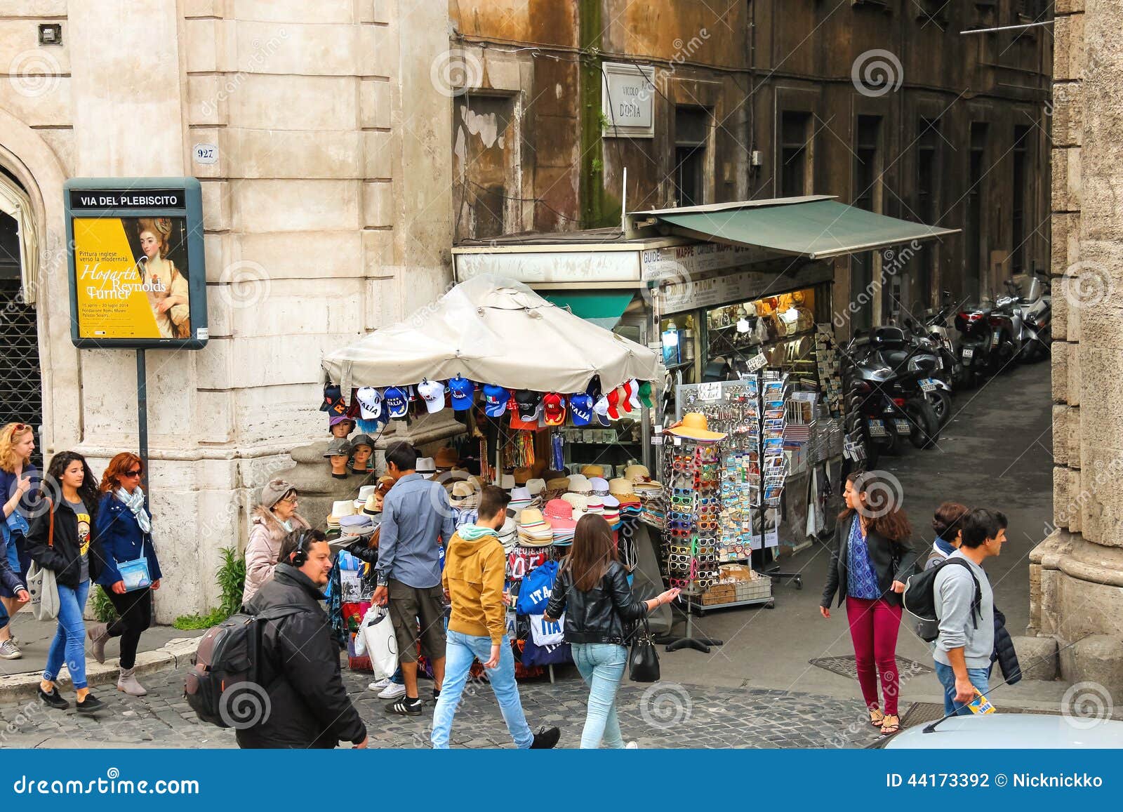 People on the Street in Rome, Italy Editorial Photography - Image of ...