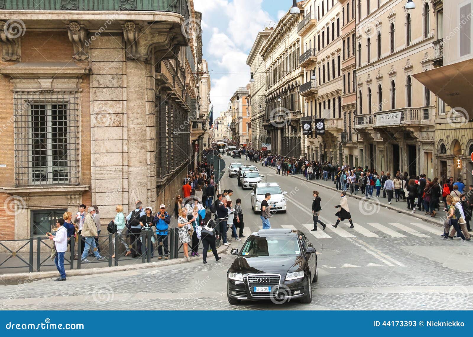 People on the Street in Rome, Italy Editorial Stock Photo - Image of ...