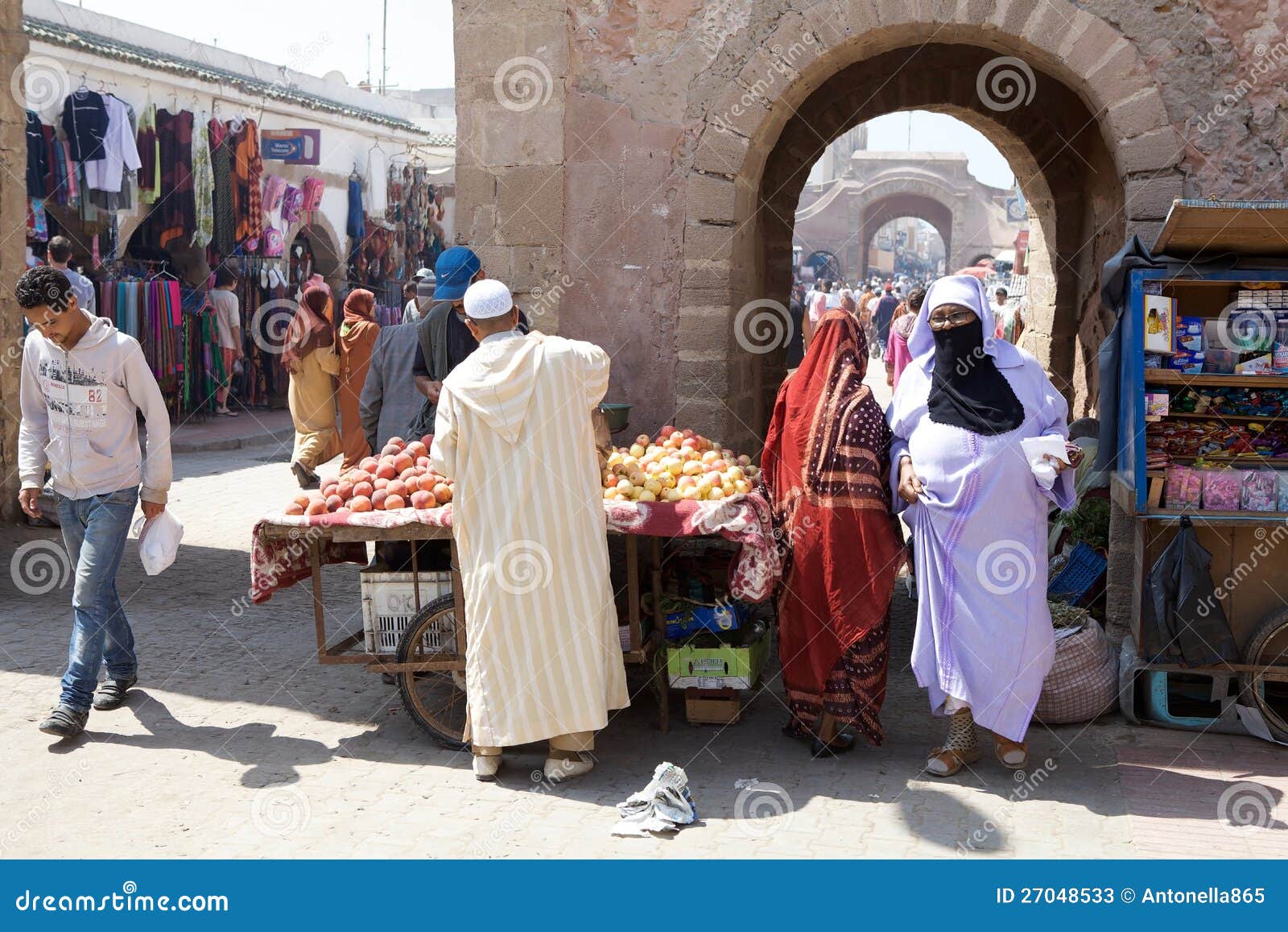 People and street vendor editorial stock photo. Image of fortified ...
