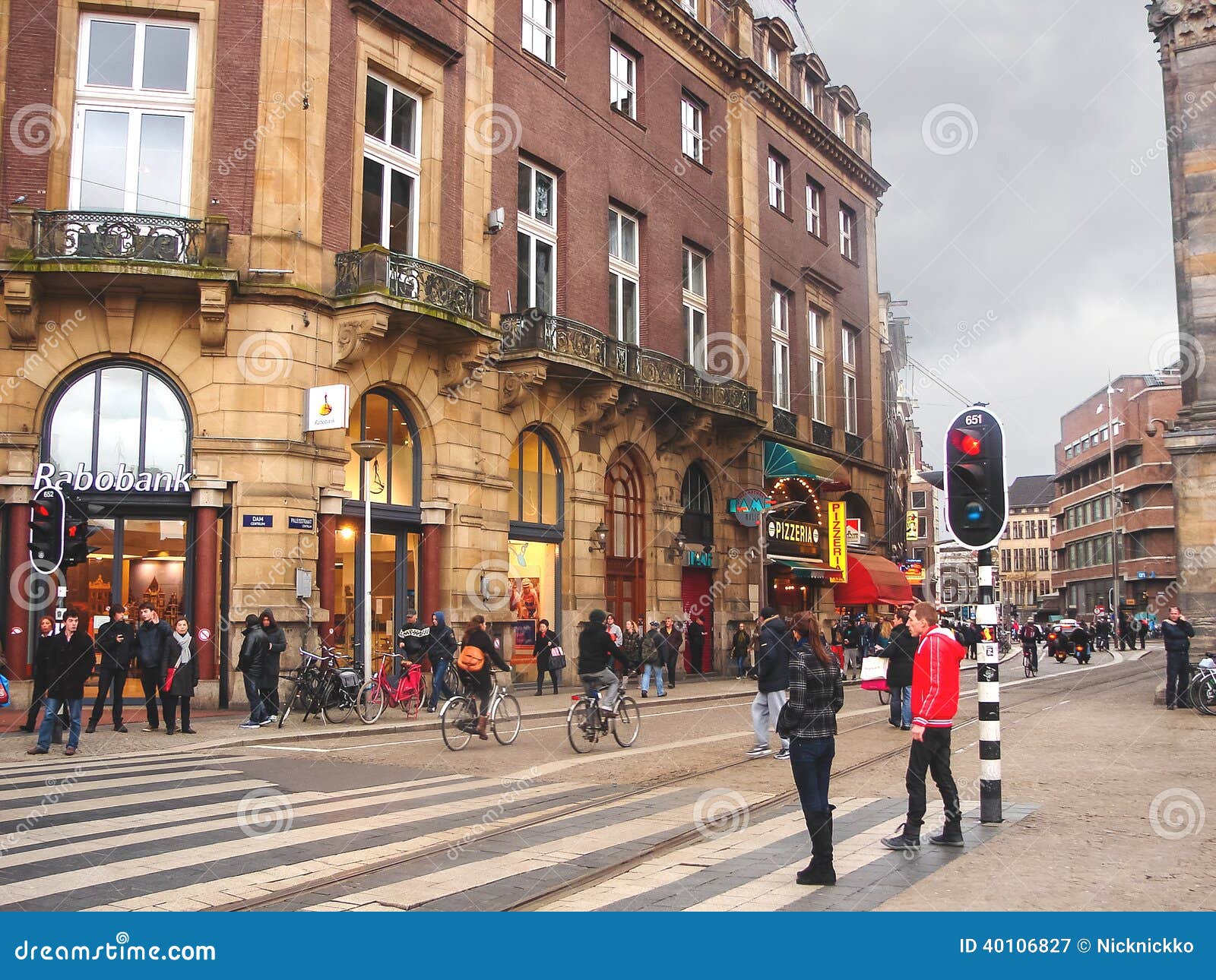 People on the Streets in Amsterdam. Netherlands Editorial Photography ...