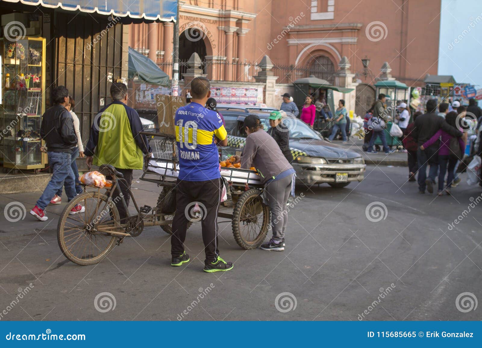 People in the Streets of Lima Editorial Image - Image of group, peru ...
