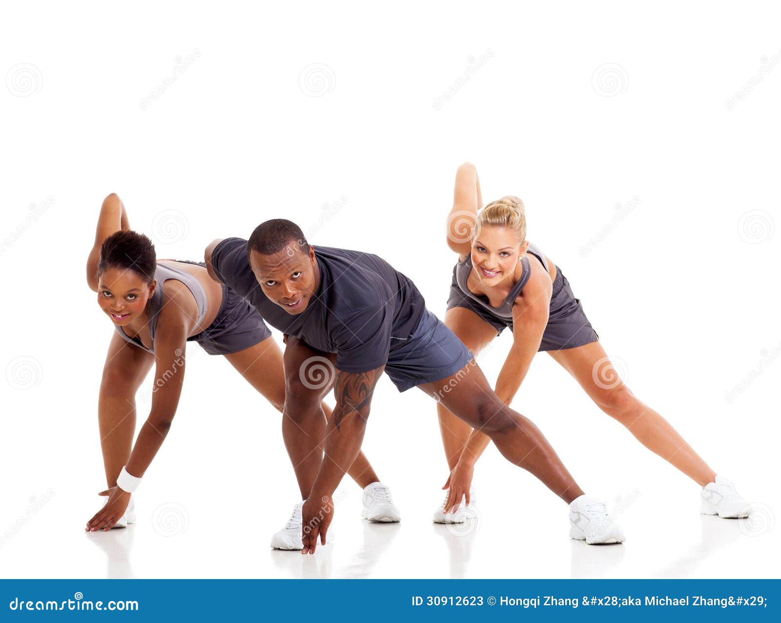 People stretching exercise stock image. Image of background - 30912623