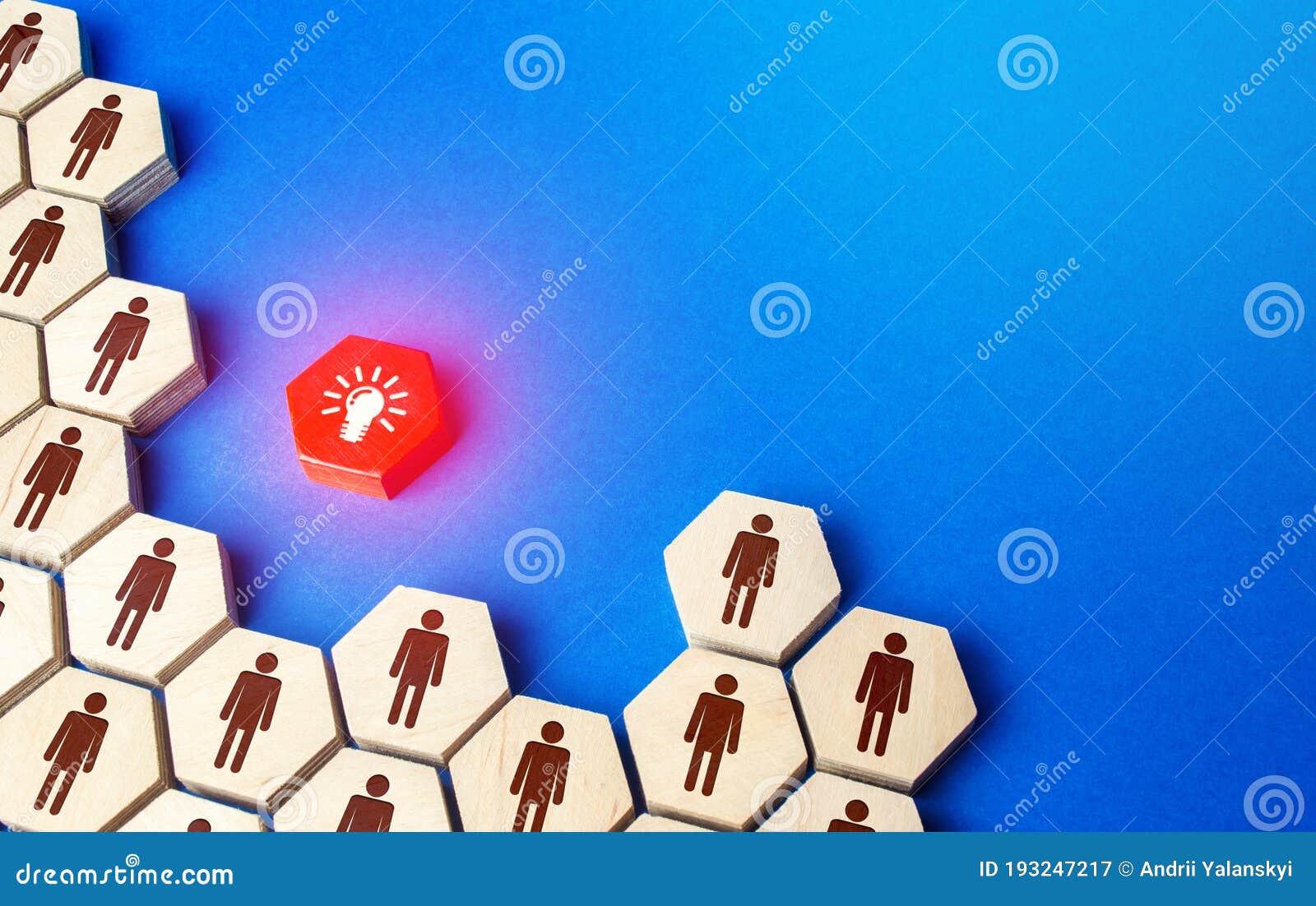 People Structure Grouping Around Idea. a Collective National Idea ...