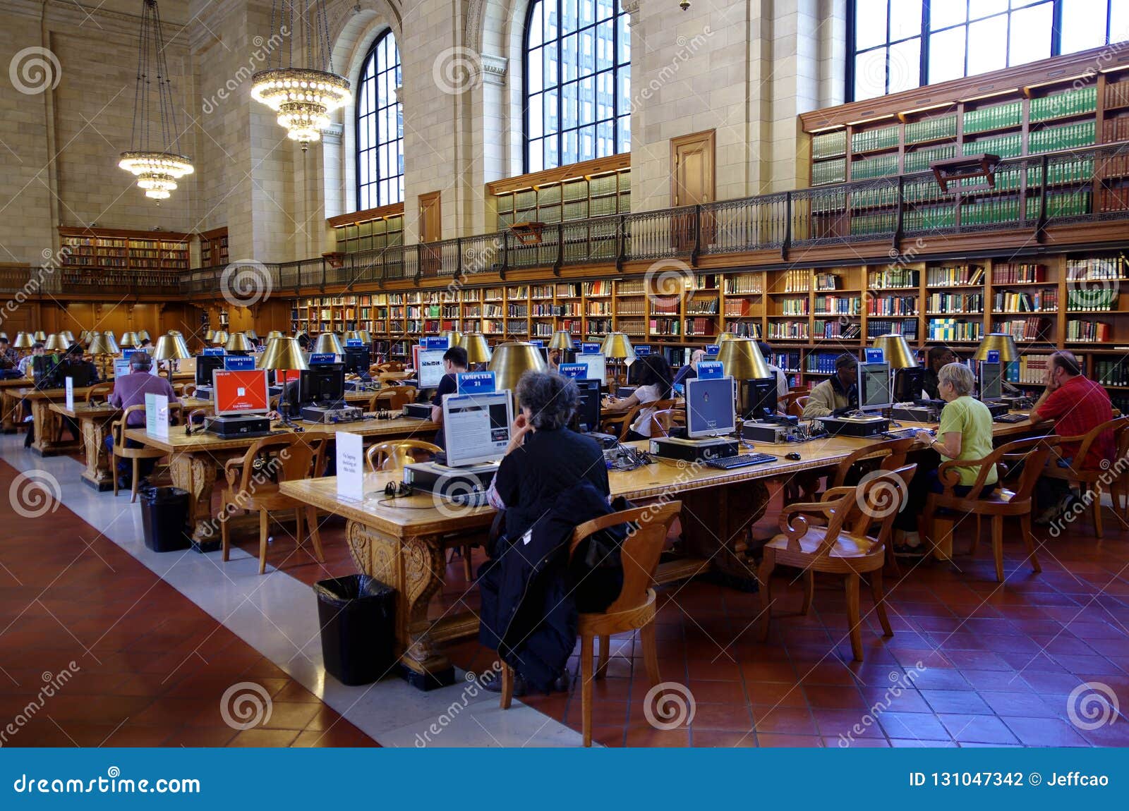 People Study Quietly in the Library. Editorial Photography - Image of ...