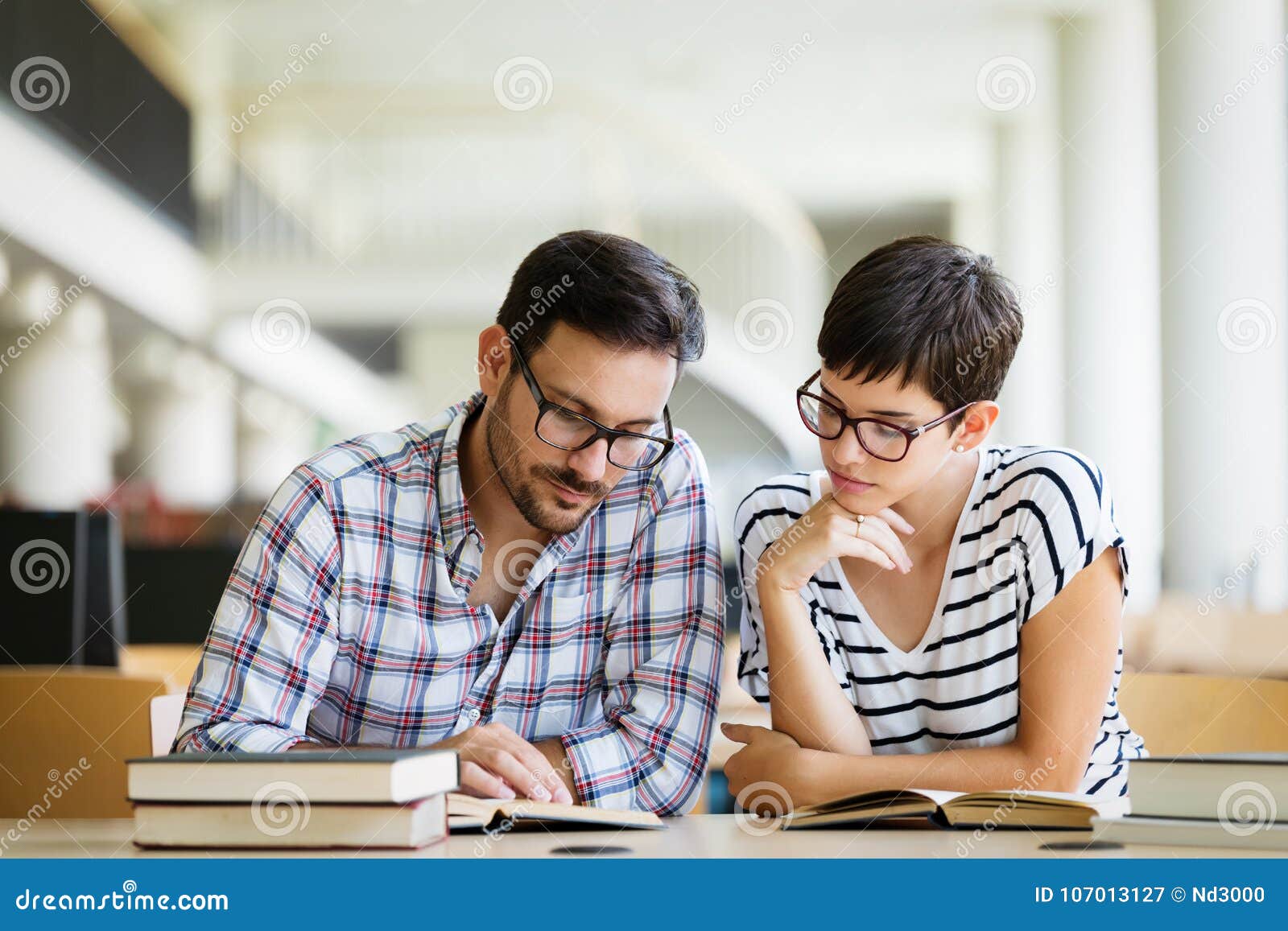 People studying together stock image. Image of friend - 107013127