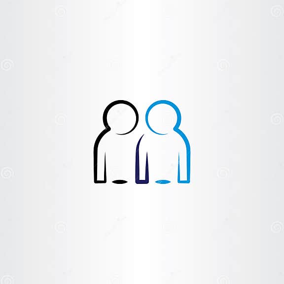 People Stylized Icon Vector Element Design Stock Vector - Illustration ...