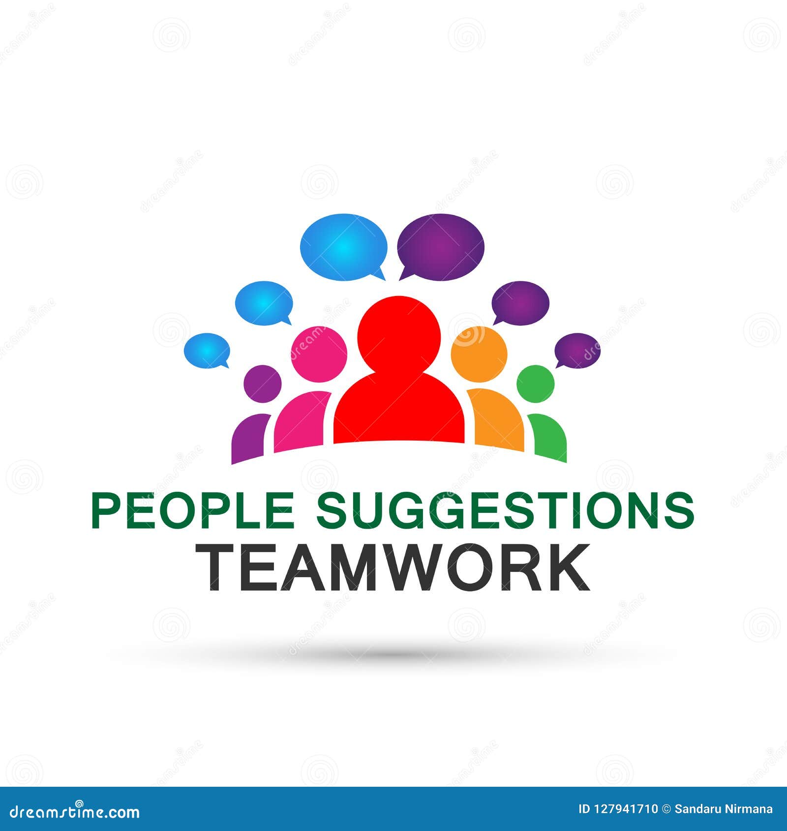 People Suggestions Team Work Logo Partnership Education Celebration ...