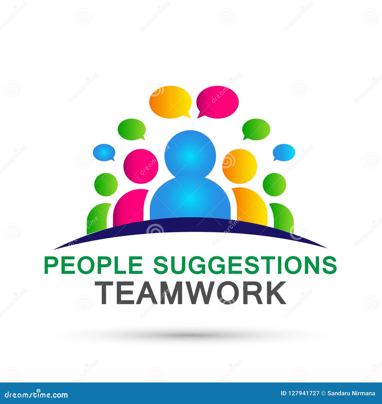 People Suggestions Team Work Logo Partnership Education Celebration ...