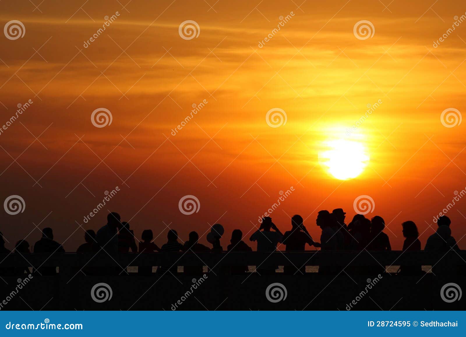 People and sunset stock image. Image of vacation, shadow - 28724595