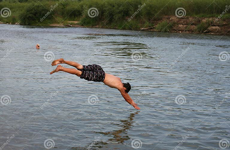 People swim in the river stock image. Image of person - 40806653