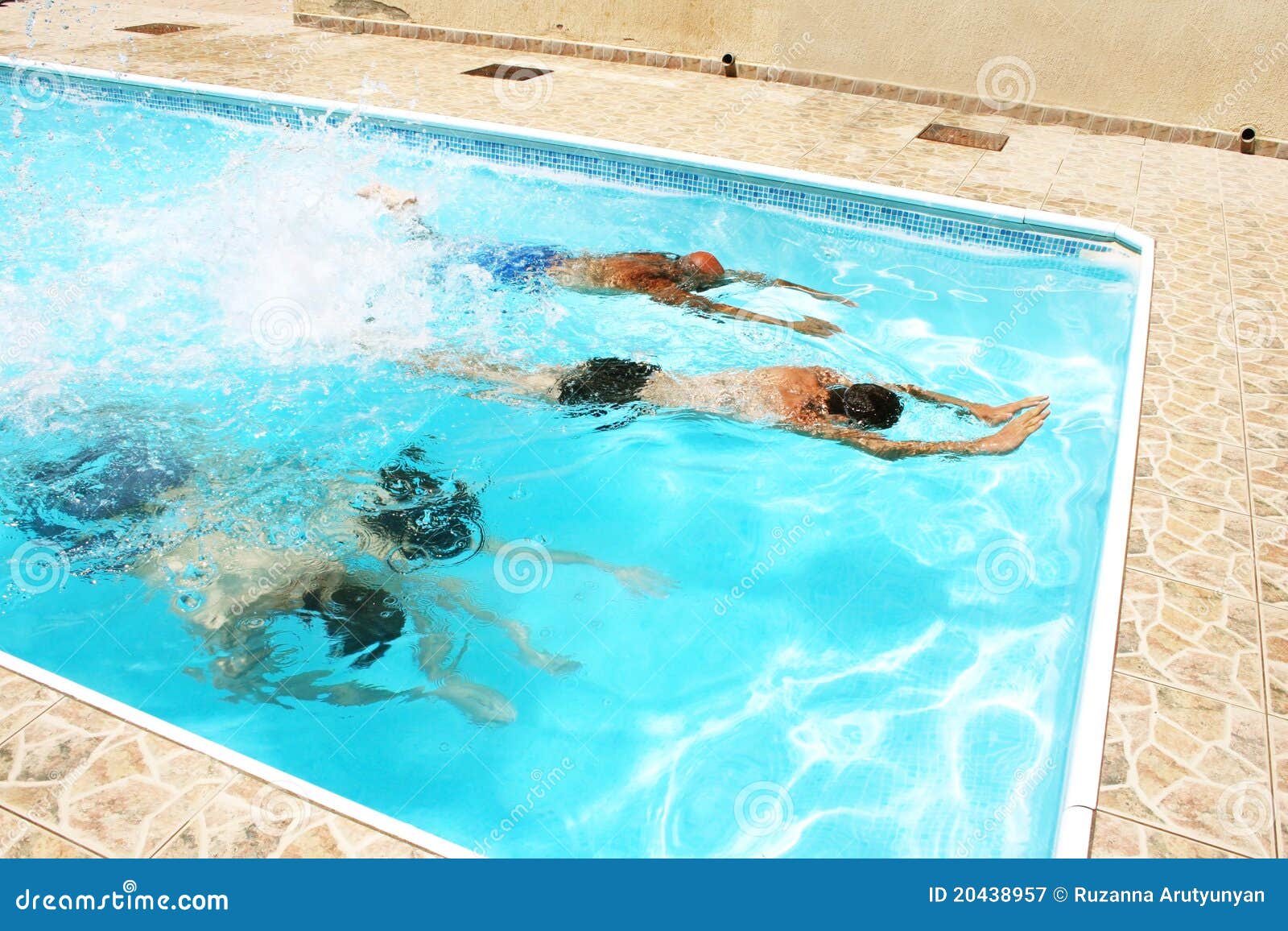 People in swimming pool stock image. Image of holiday - 20438957
