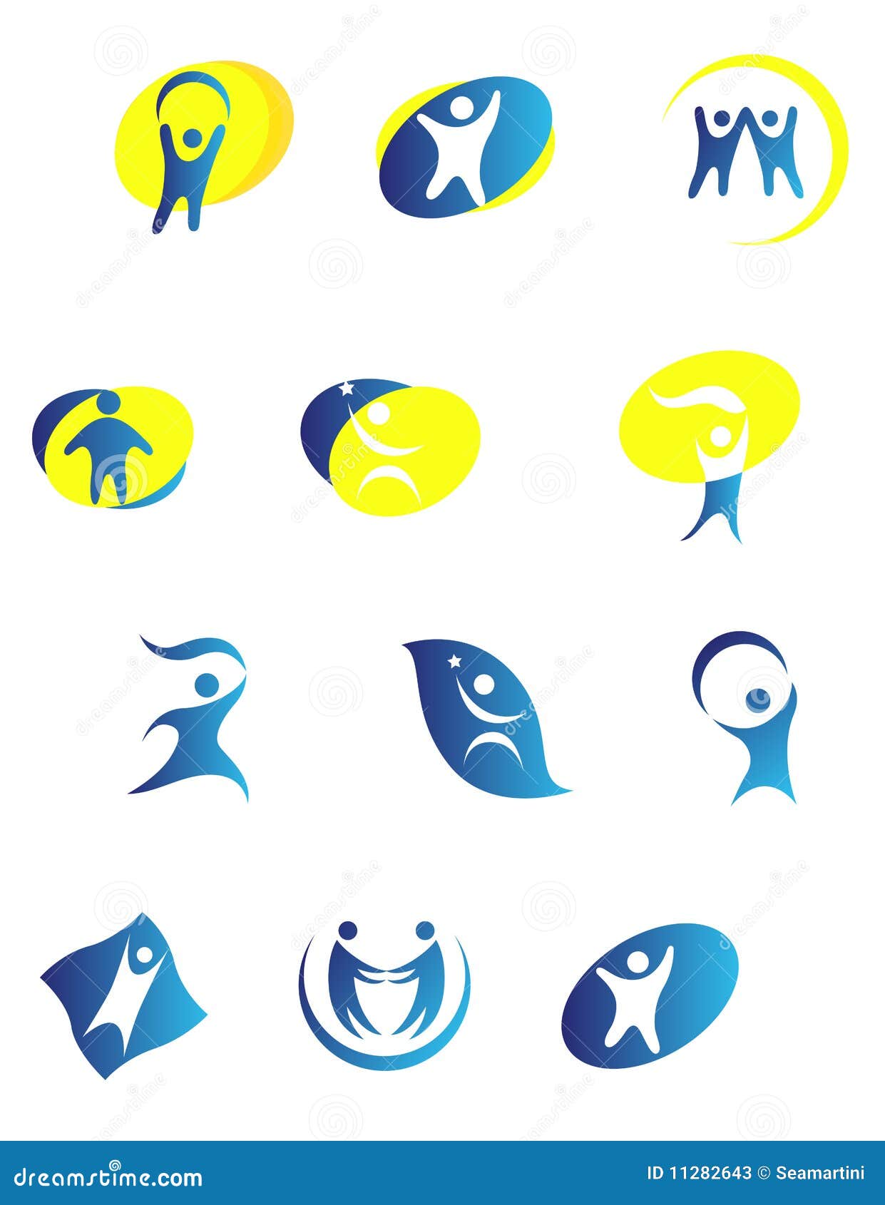 People symbols stock vector. Illustration of symbol, simplicity - 11282643