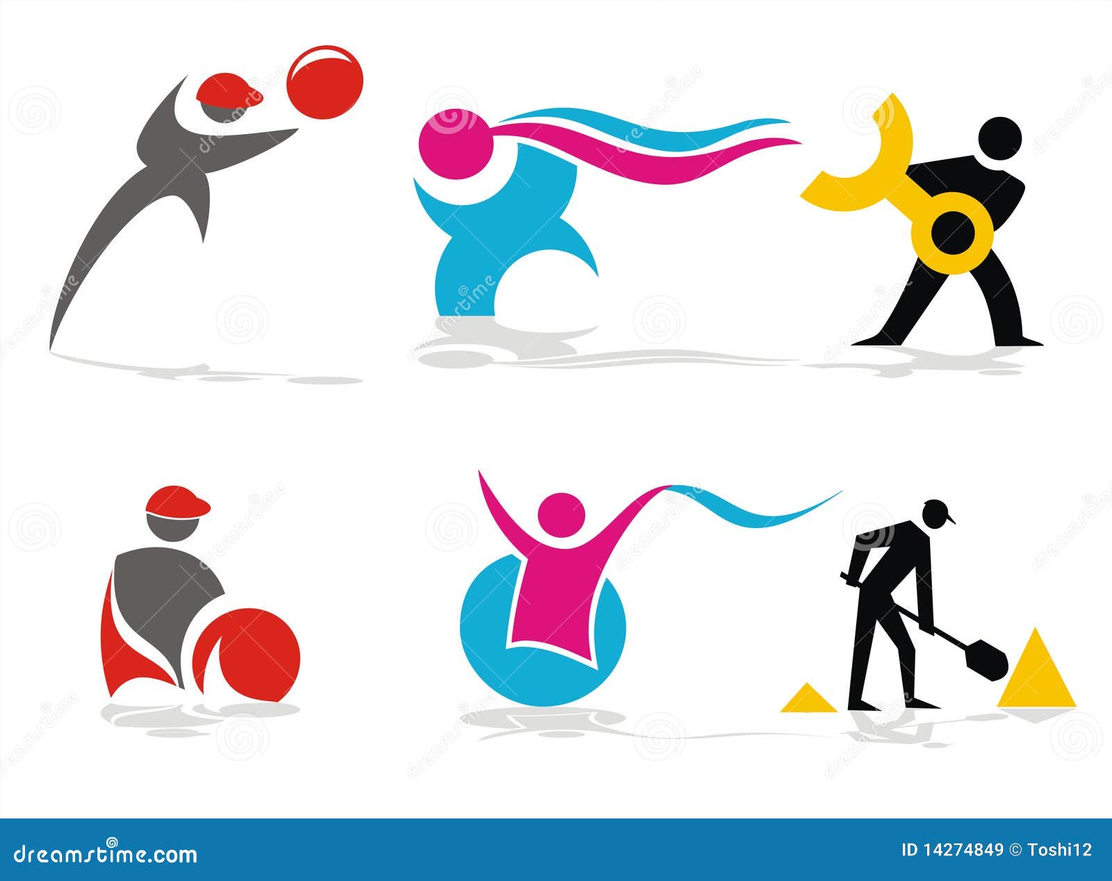 People symbols stock vector. Illustration of team, symbol - 14274849