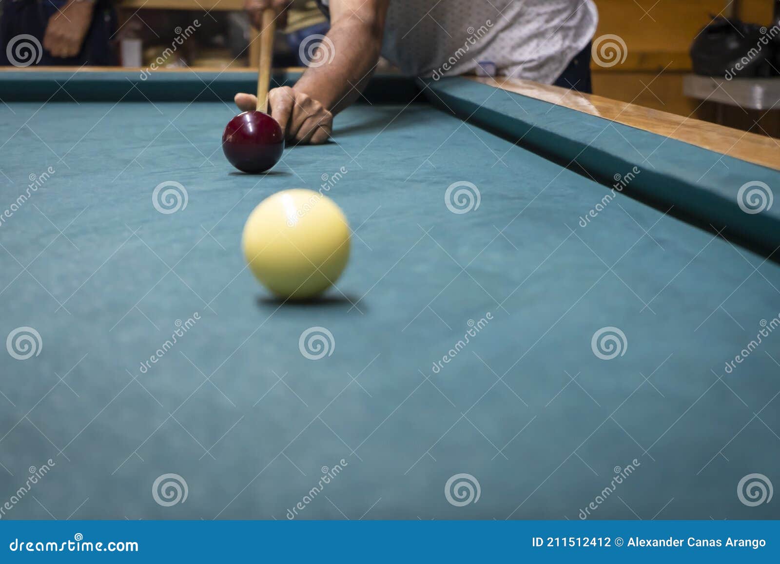 People in table pool game stock photo. Image of casual - 211512412