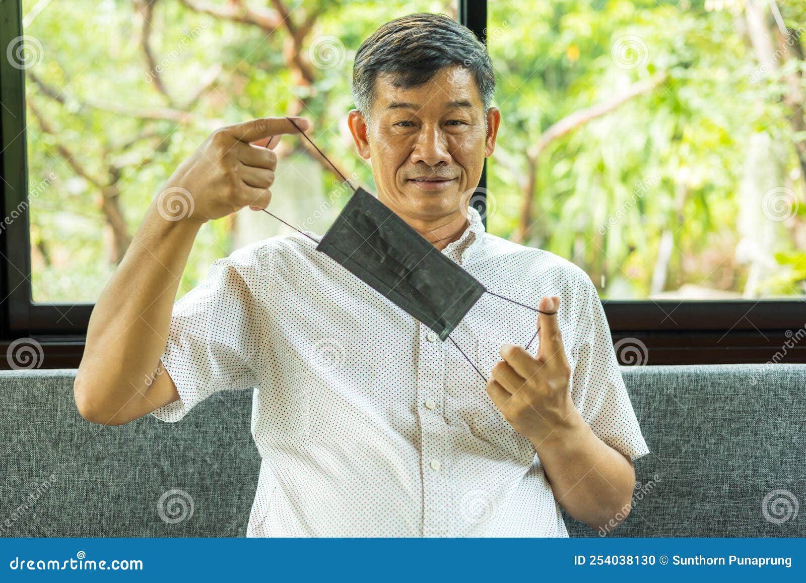 People Take Off Their Masks in Public Places Stock Photo - Image of ...