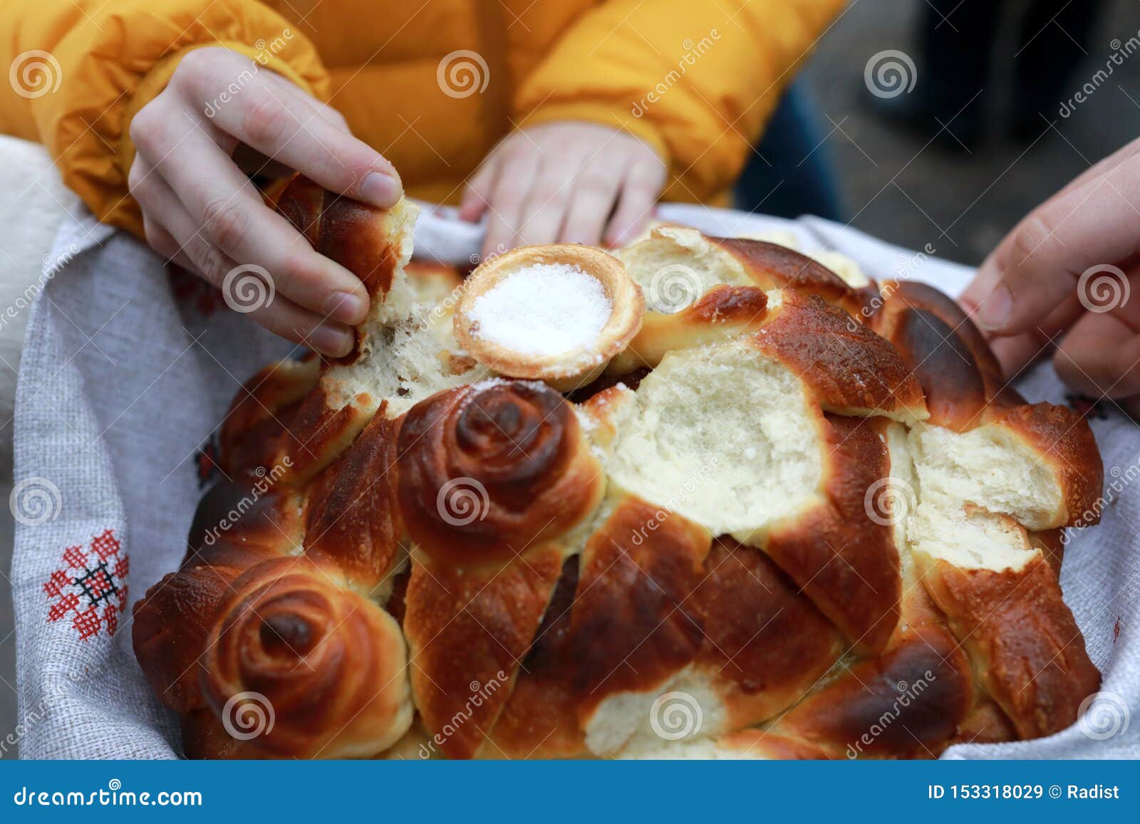 Russian Bread Rings On A Plate Royalty-Free Stock Photography ...