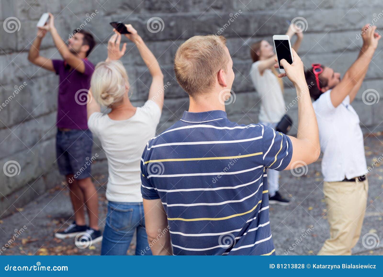People Taking Picture with Phones Stock Photo - Image of lifestyle ...