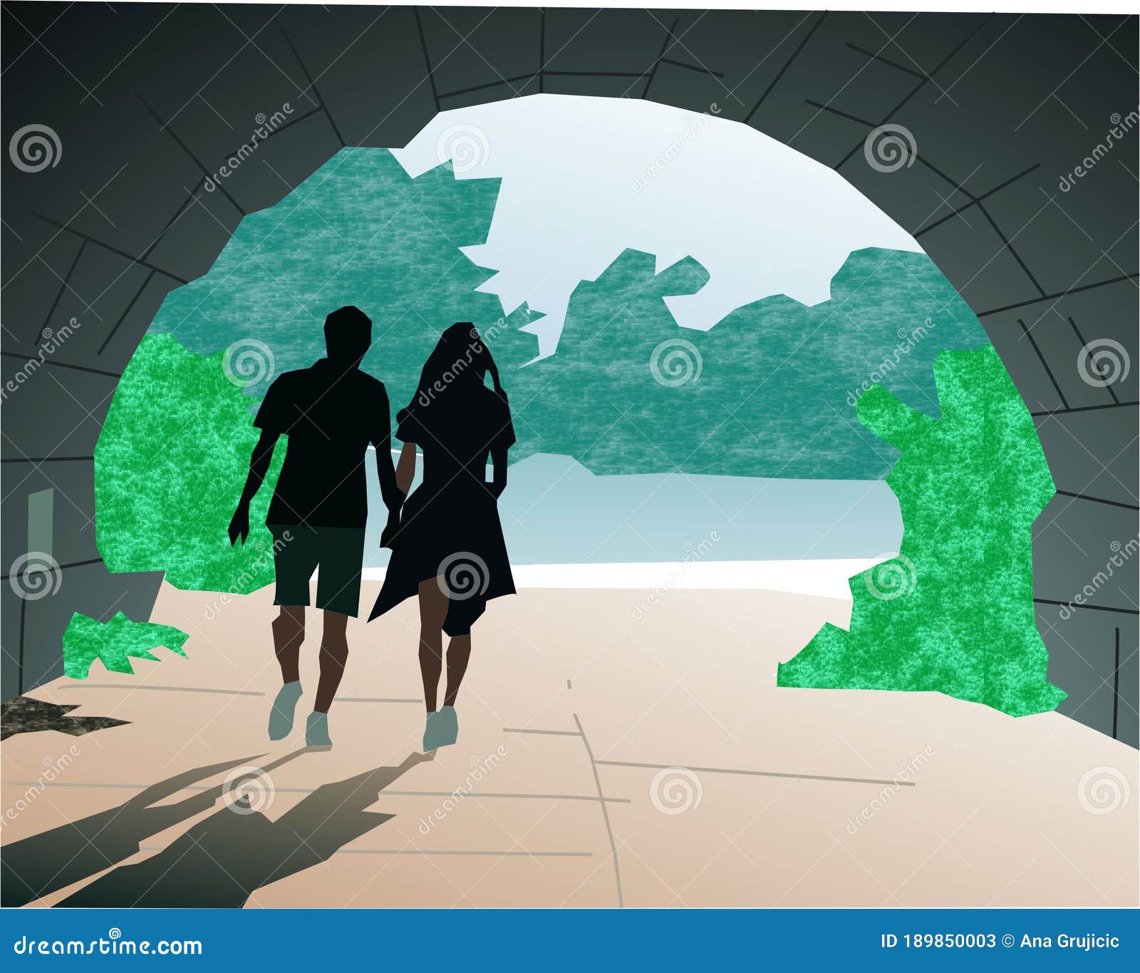 People Taking Part In Parade Or Rally Colorful Vector Illustration ...