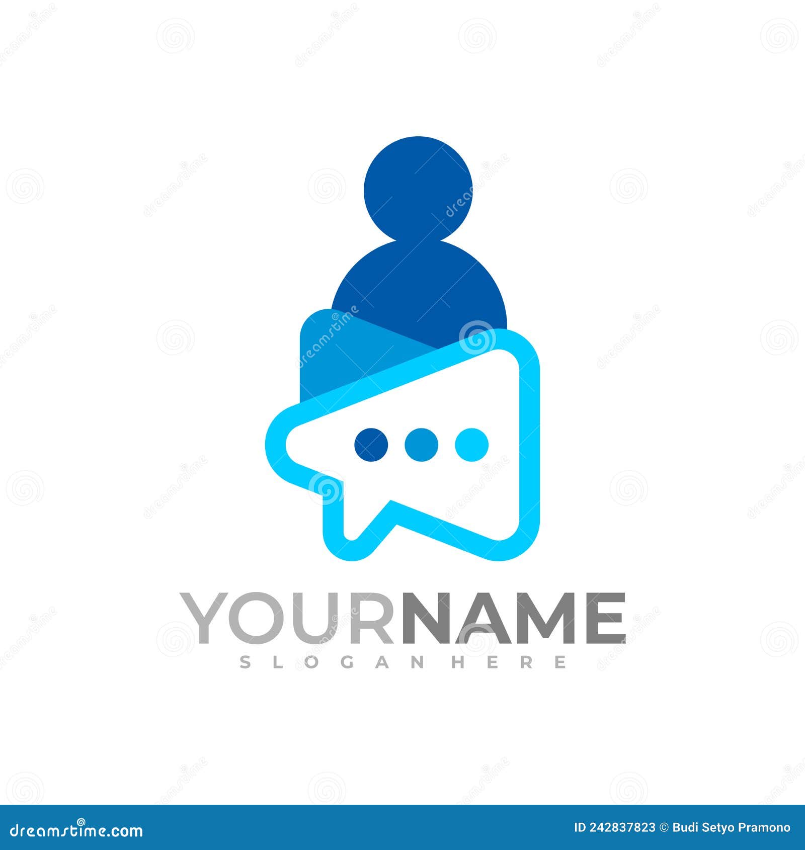 People Talk Logo Vector Template, Creative Consult Logo Design Concepts ...