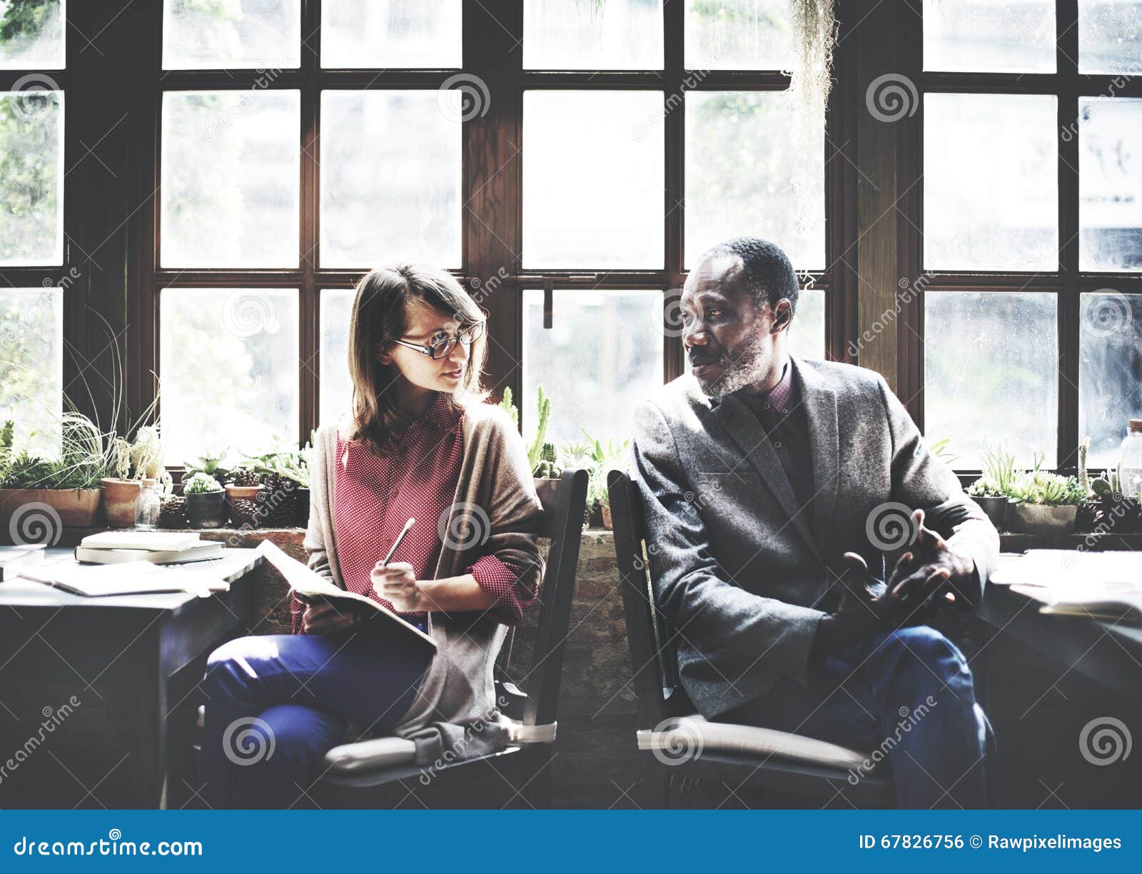 People Talking Communication Conversation Workplace Concept Stock Photo ...