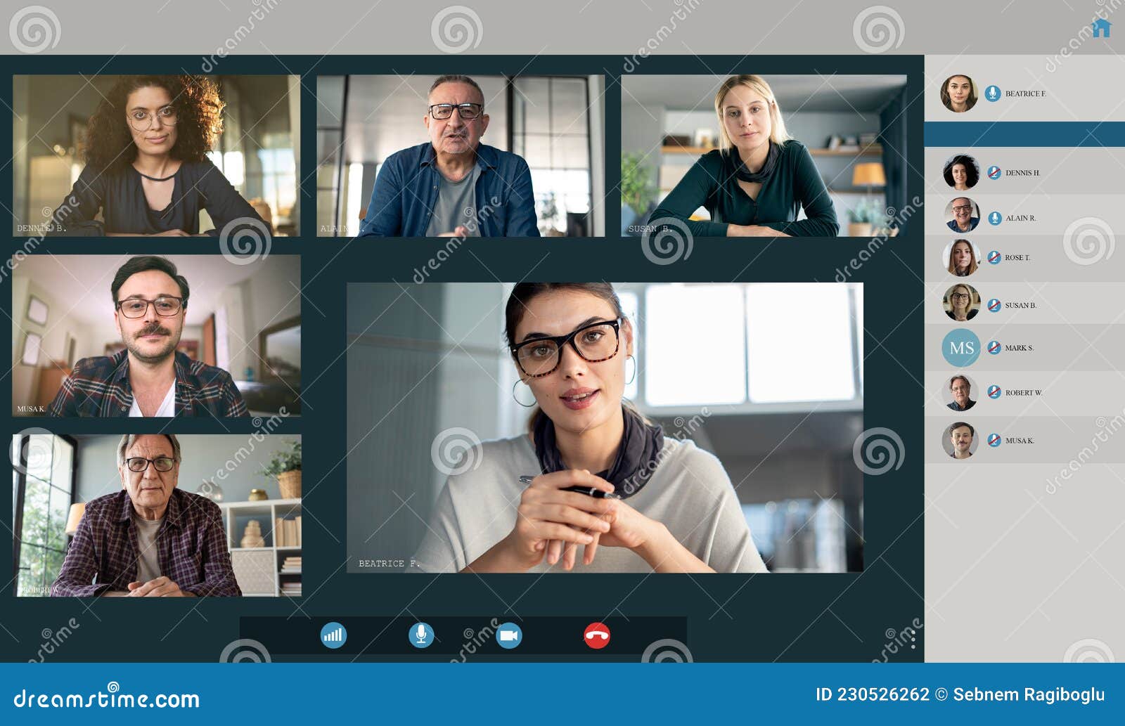 People are Talking on Computer Stock Photo - Image of class, meeting ...